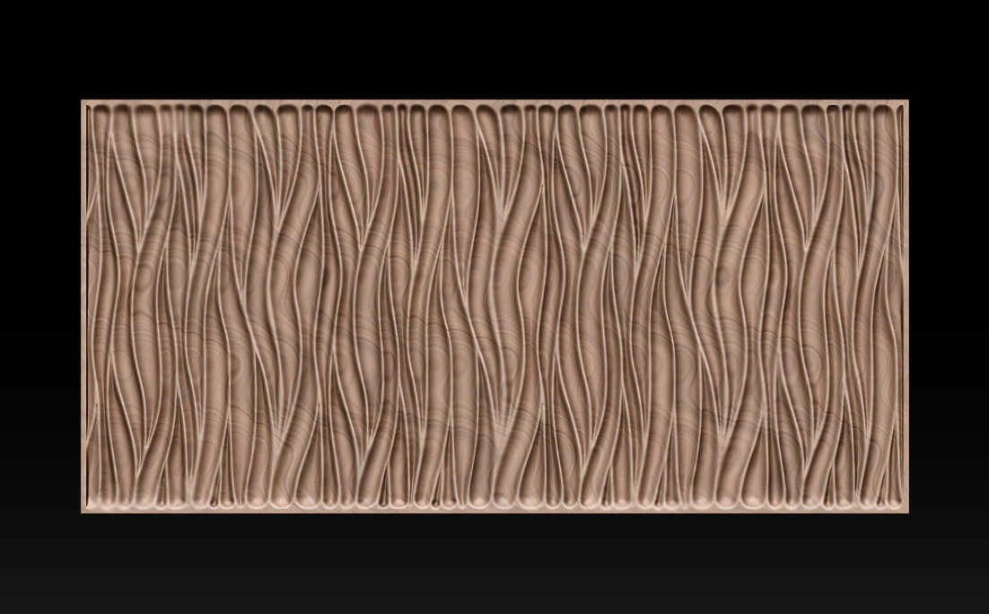 Wood Relief Carving Model for CNC Router by Dang nhat Tan