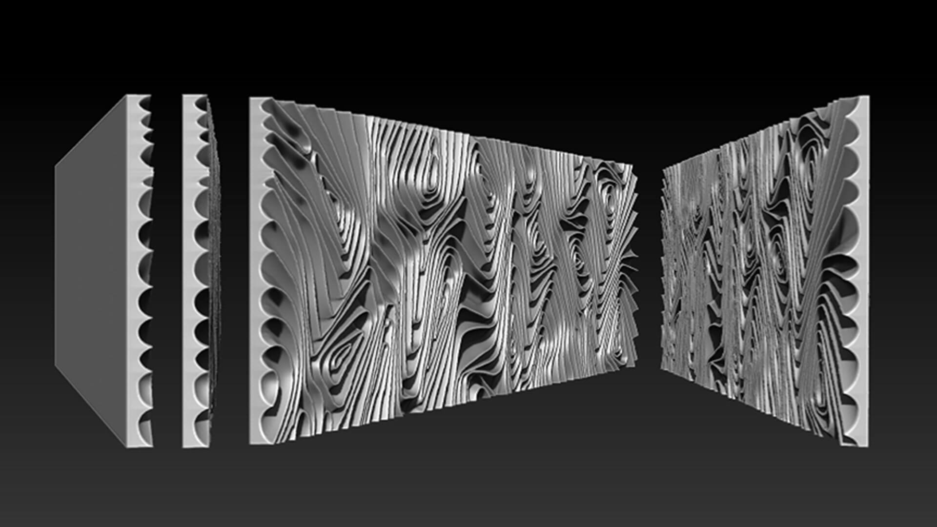 Wood Relief Carving Model for CNC Router by Dang nhat Tan