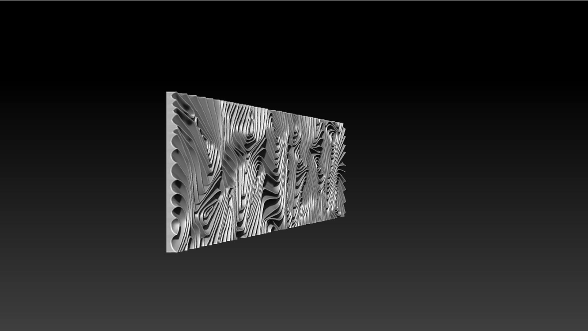 Wood Relief Carving Model for CNC Router by Dang nhat Tan