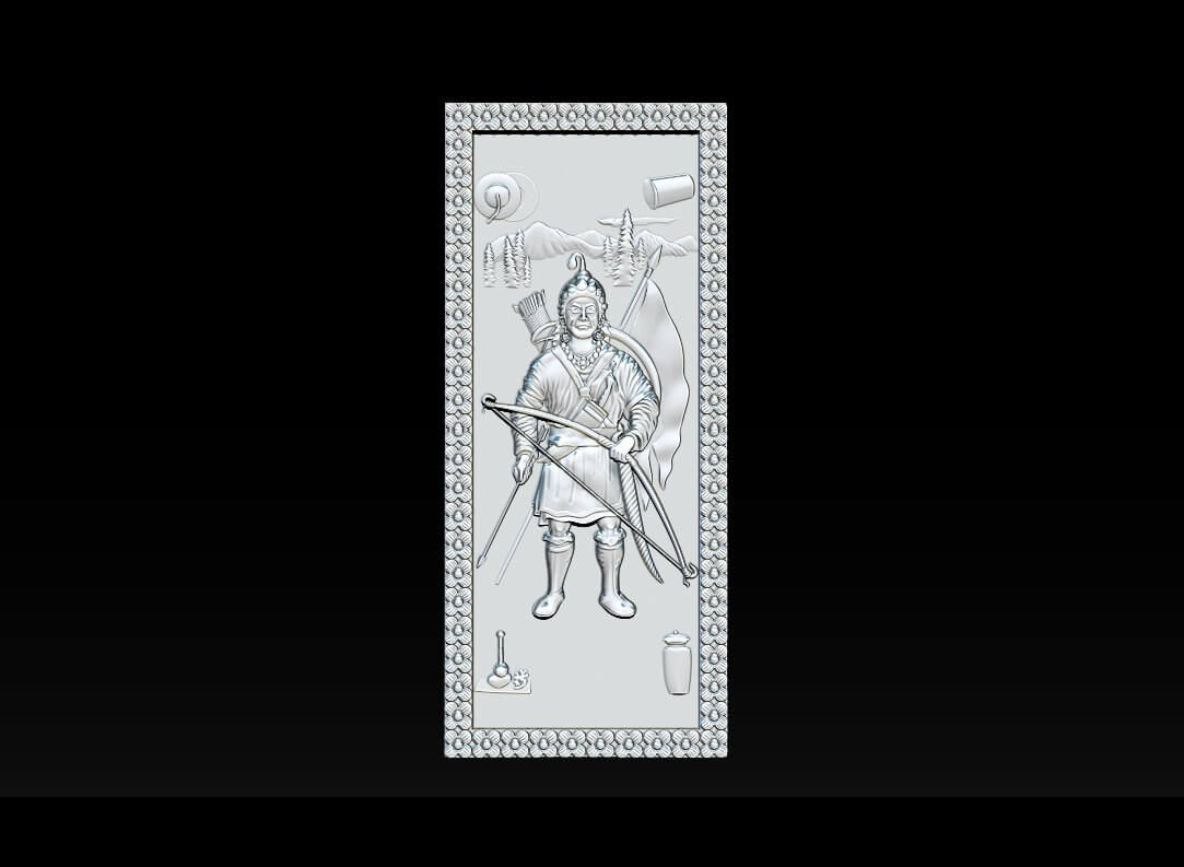 Yalambar First King of Nepal - 3D Model by Dang nhat Tan