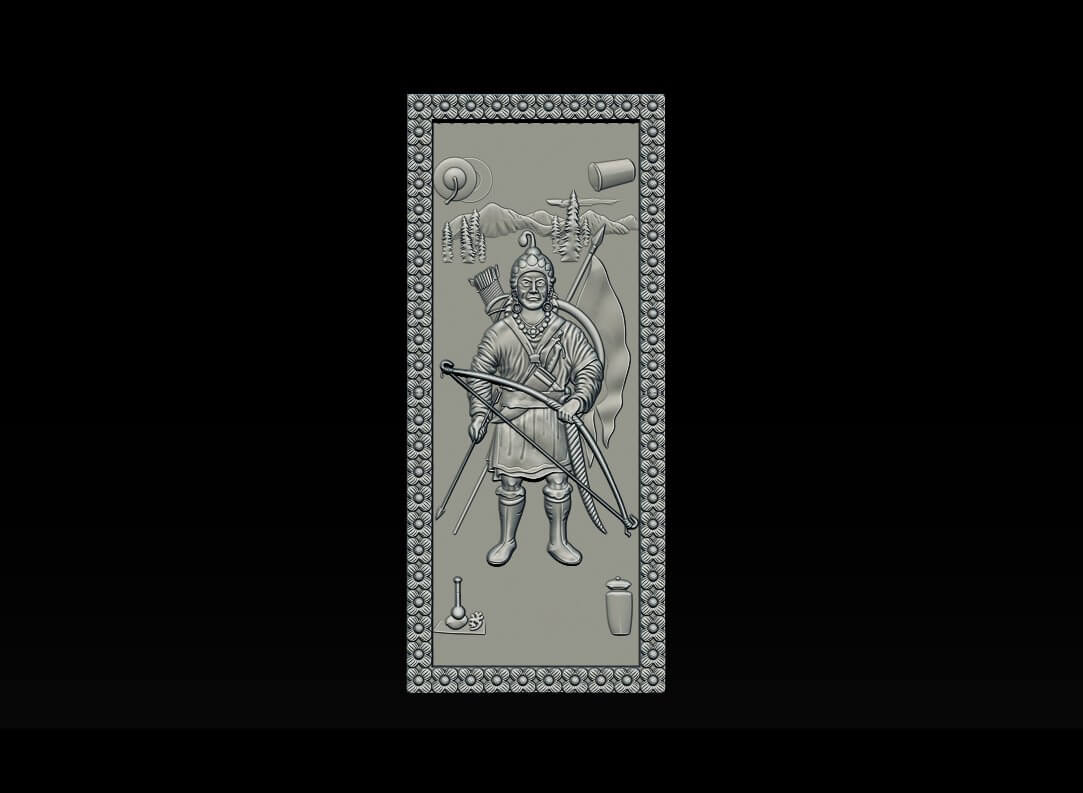 Yalambar First King of Nepal - 3D Model by Dang nhat Tan