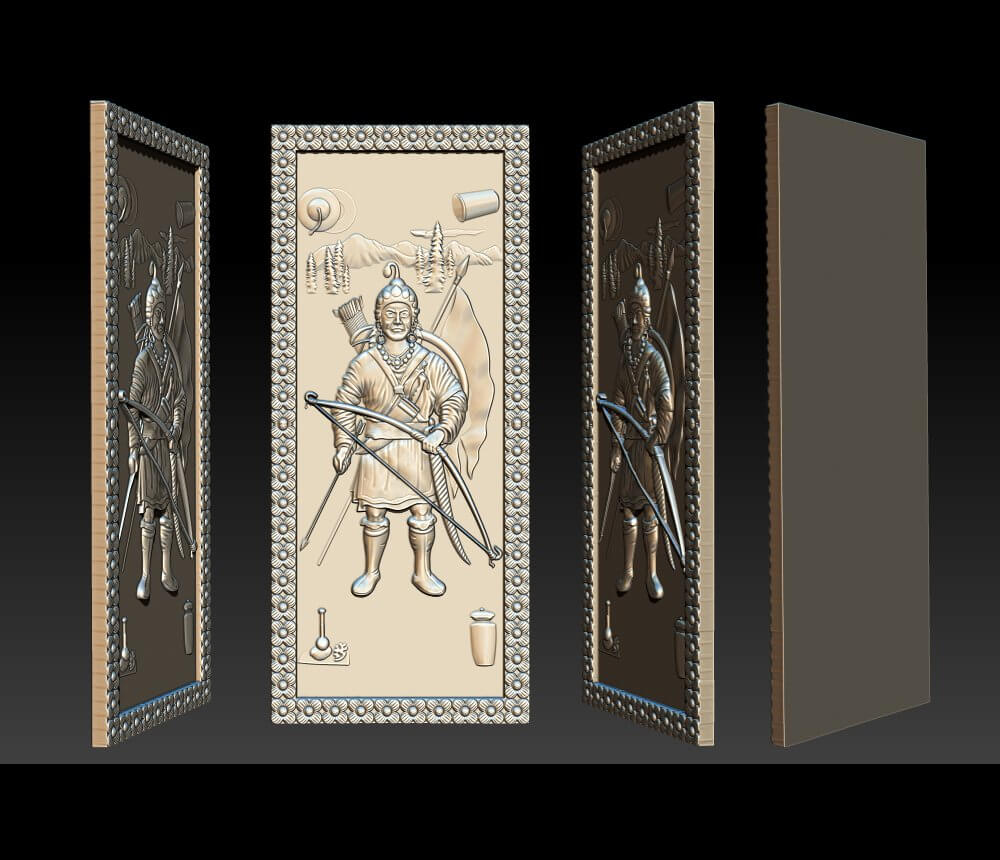 Yalambar First King of Nepal - 3D Model by Dang nhat Tan