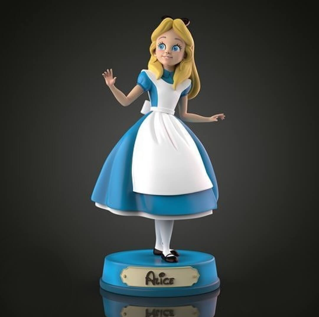 Alice in Wonderland - 3D Model by DANGER666