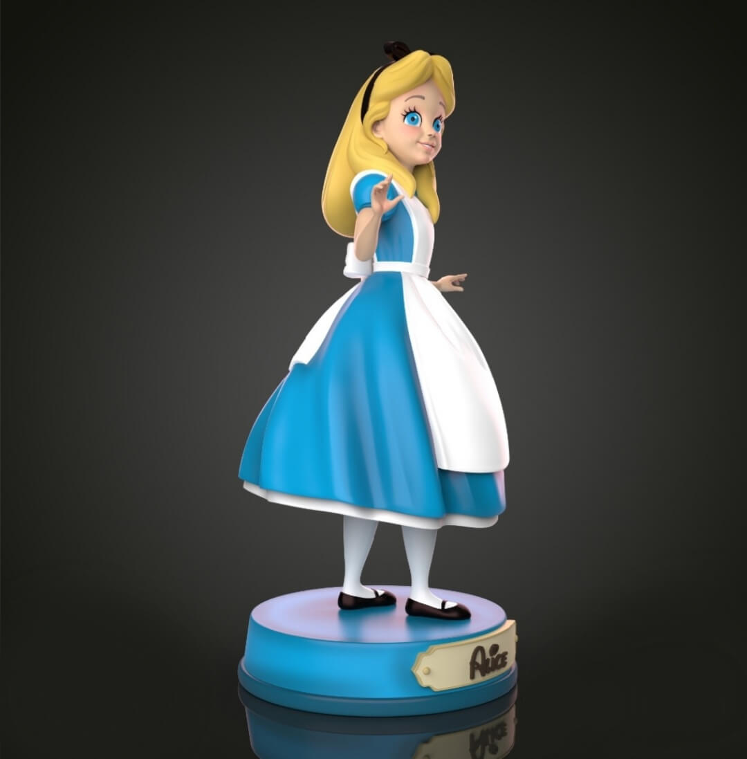Alice in Wonderland - 3D Model by DANGER666