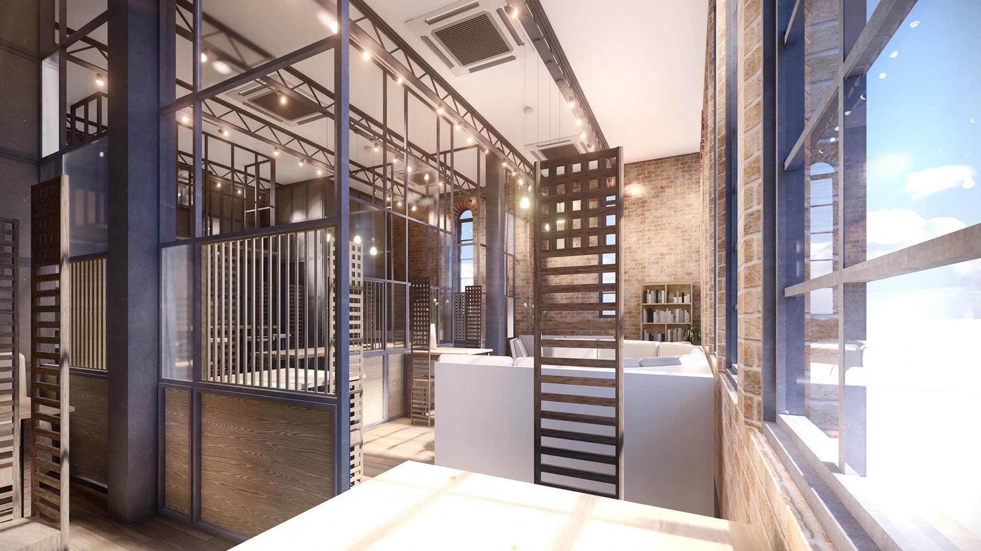 Intimate Cafe, Bar & Restaurant Scene (SketchUp) - 3D Model by DANIAN3D