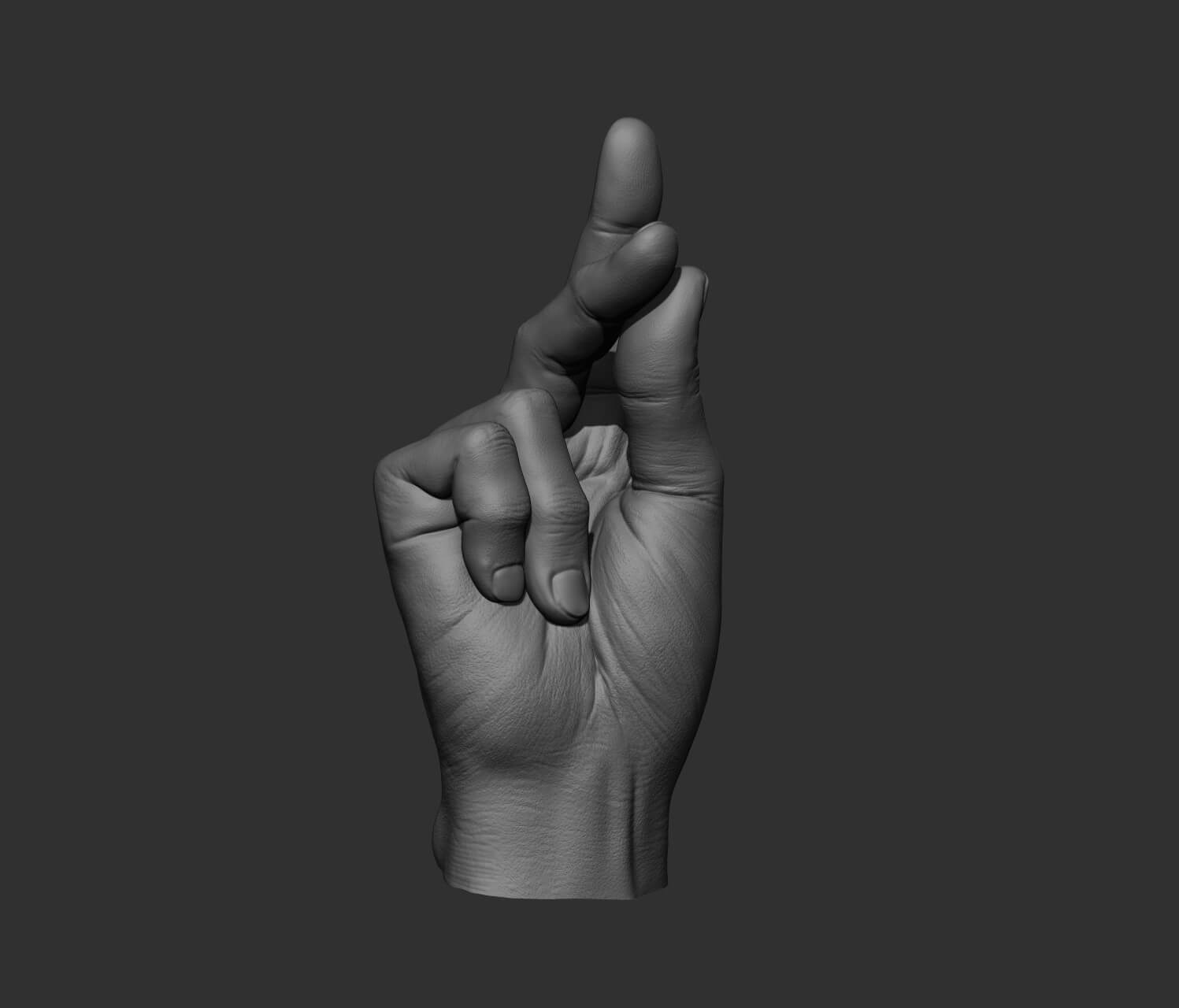 10 Male Hand Poses - 3D Model by Daniartist