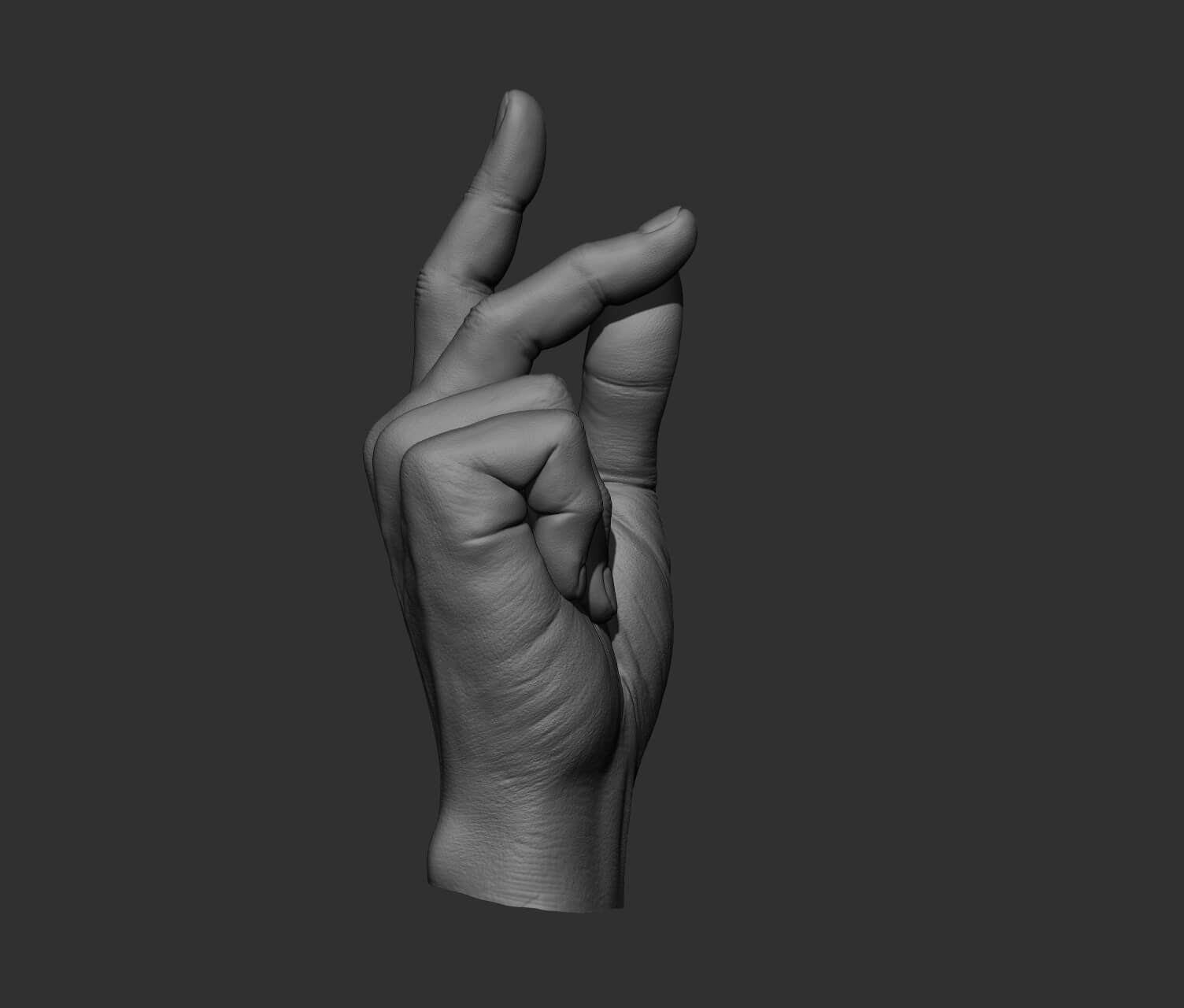 10 Male Hand Poses - 3D Model by Daniartist