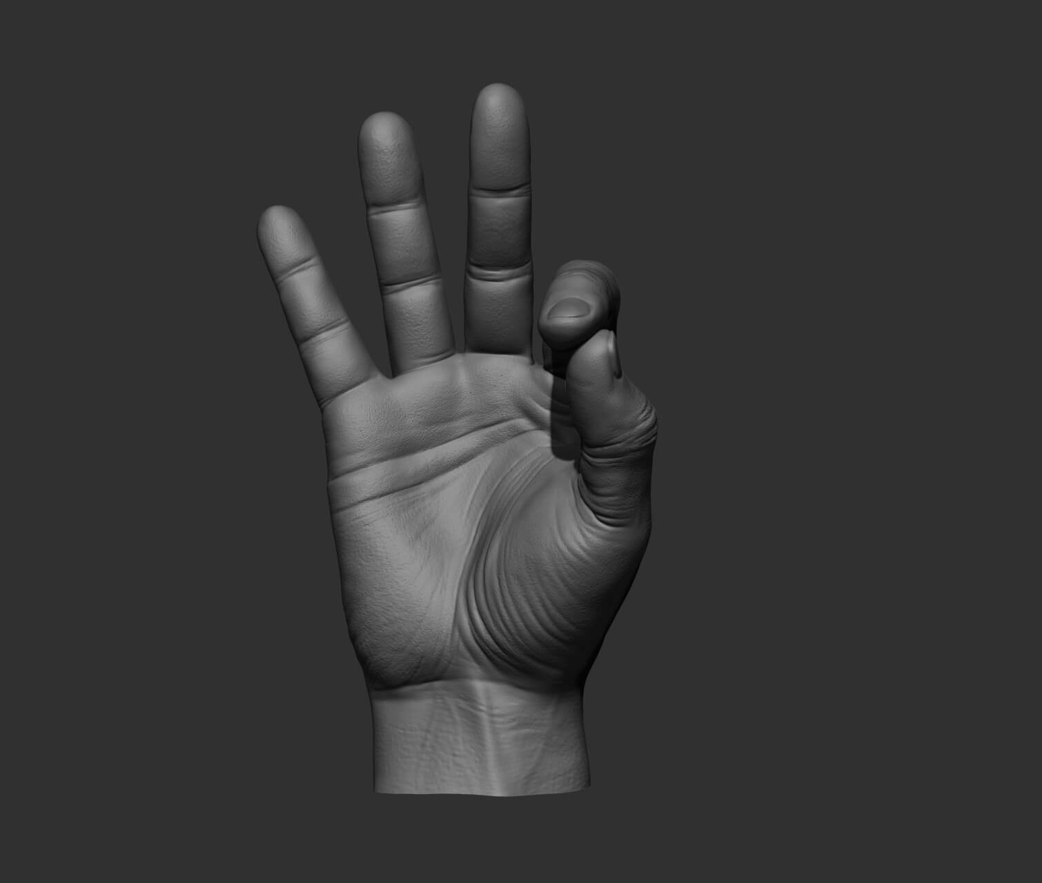 10 Male Hand Poses - 3D Model by Daniartist