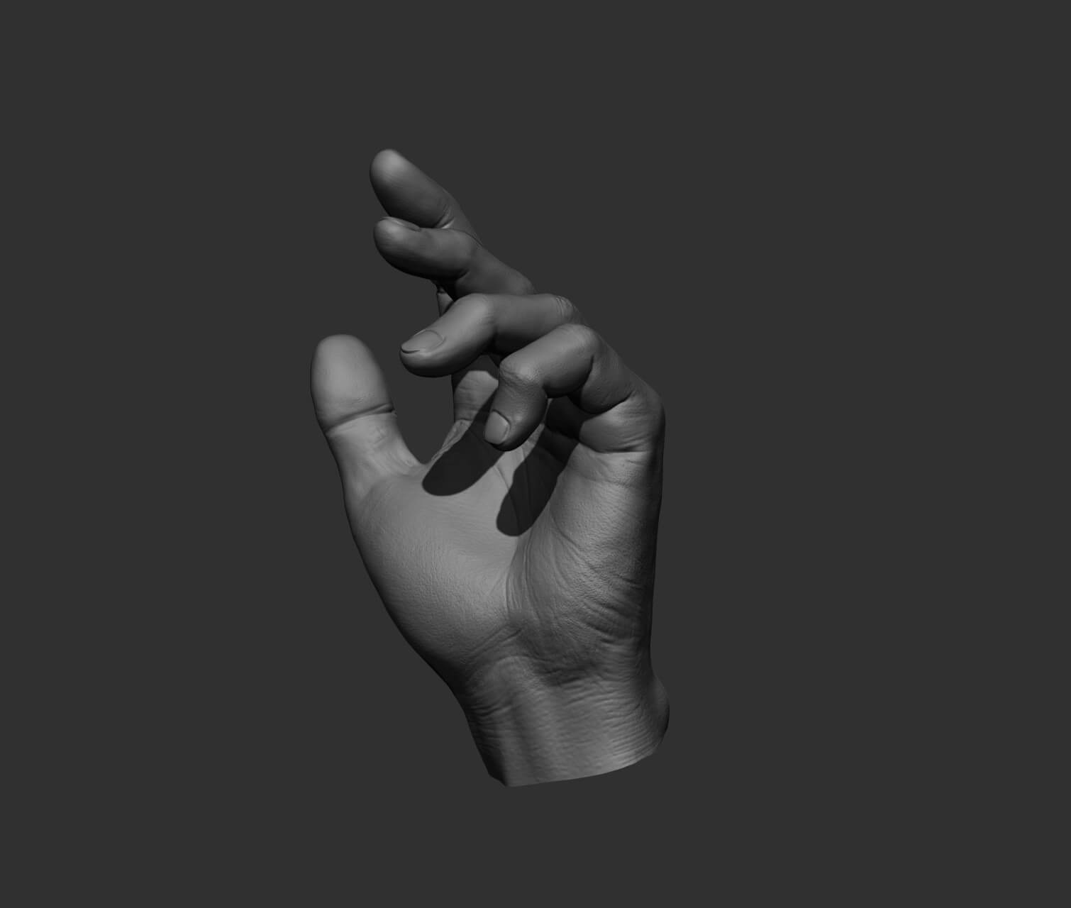10 Male Hand Poses - 3D Model by Daniartist