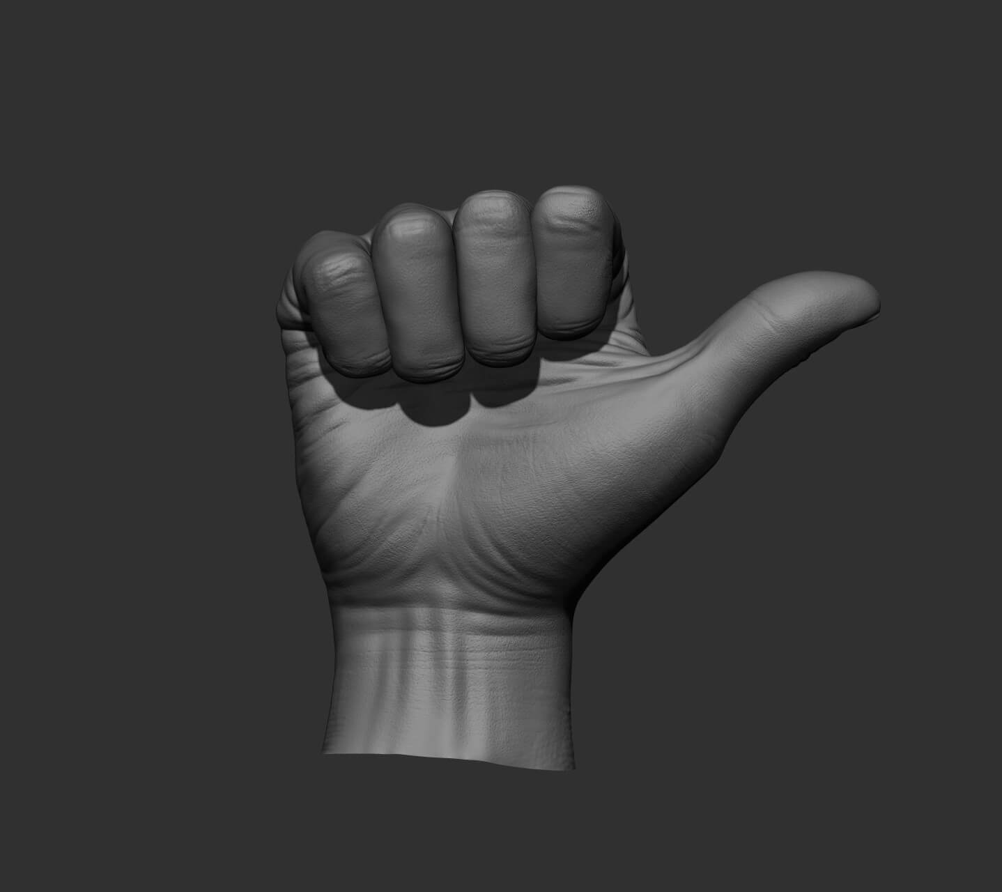 10 Male Hand Poses - 3D Model by Daniartist