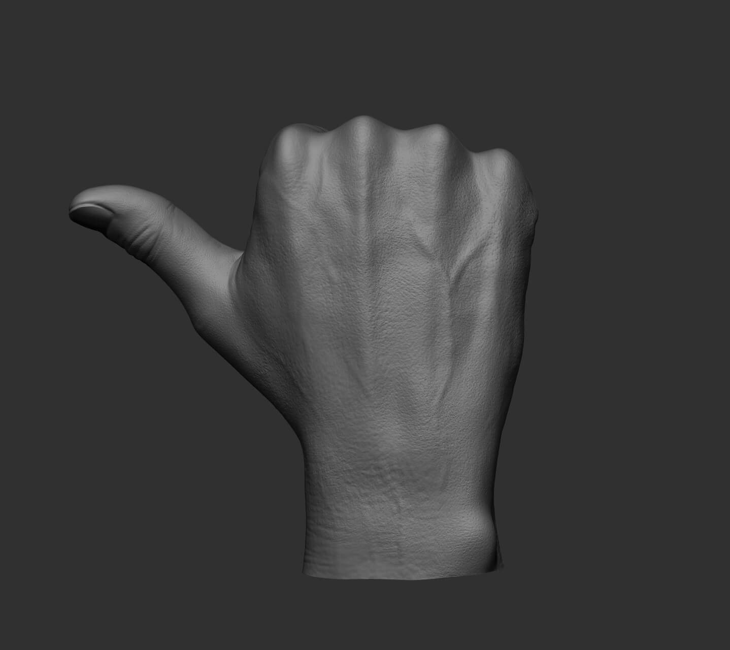 10 Male Hand Poses - 3D Model by Daniartist