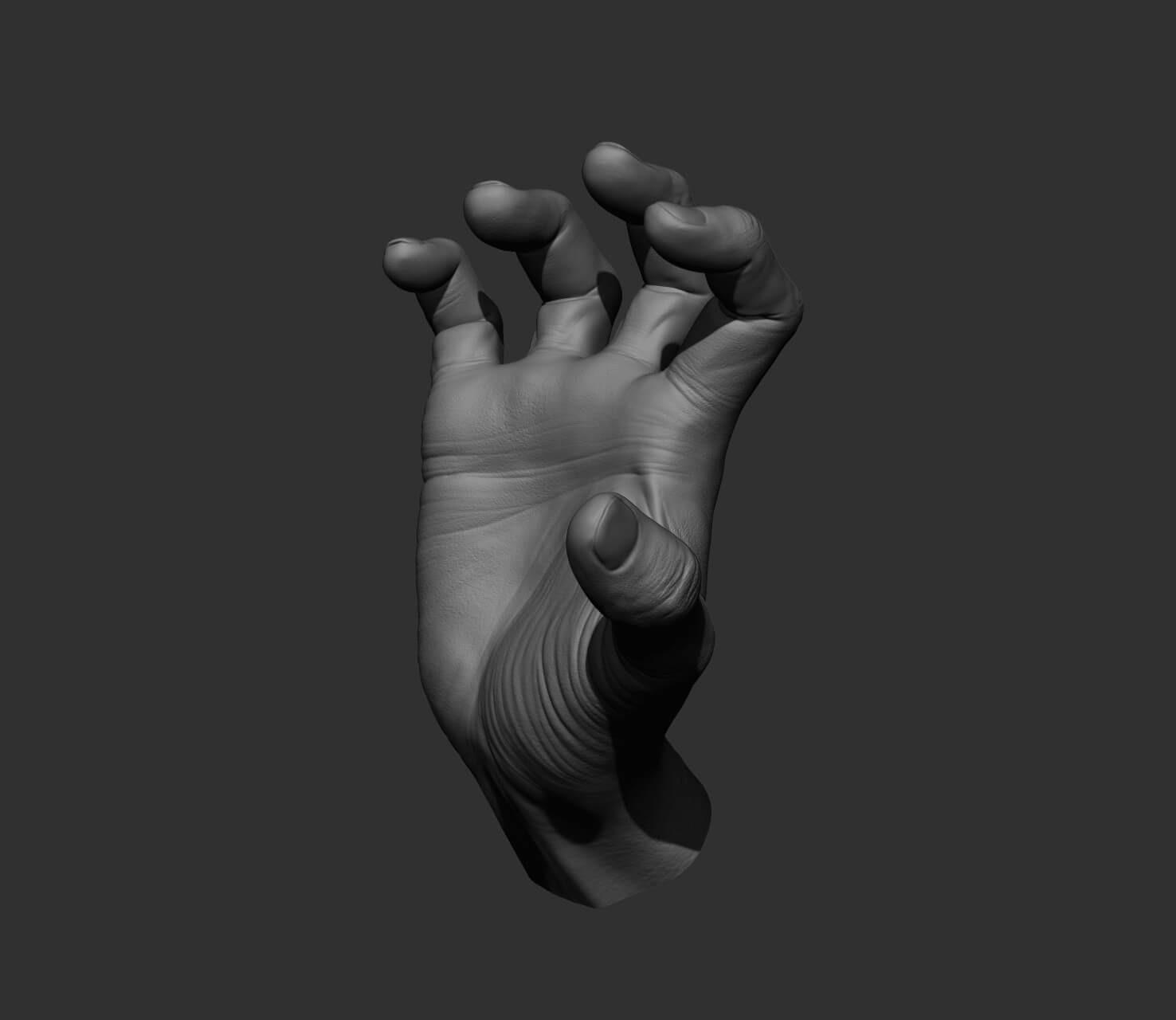 10 Male Hand Poses - 3D Model by Daniartist