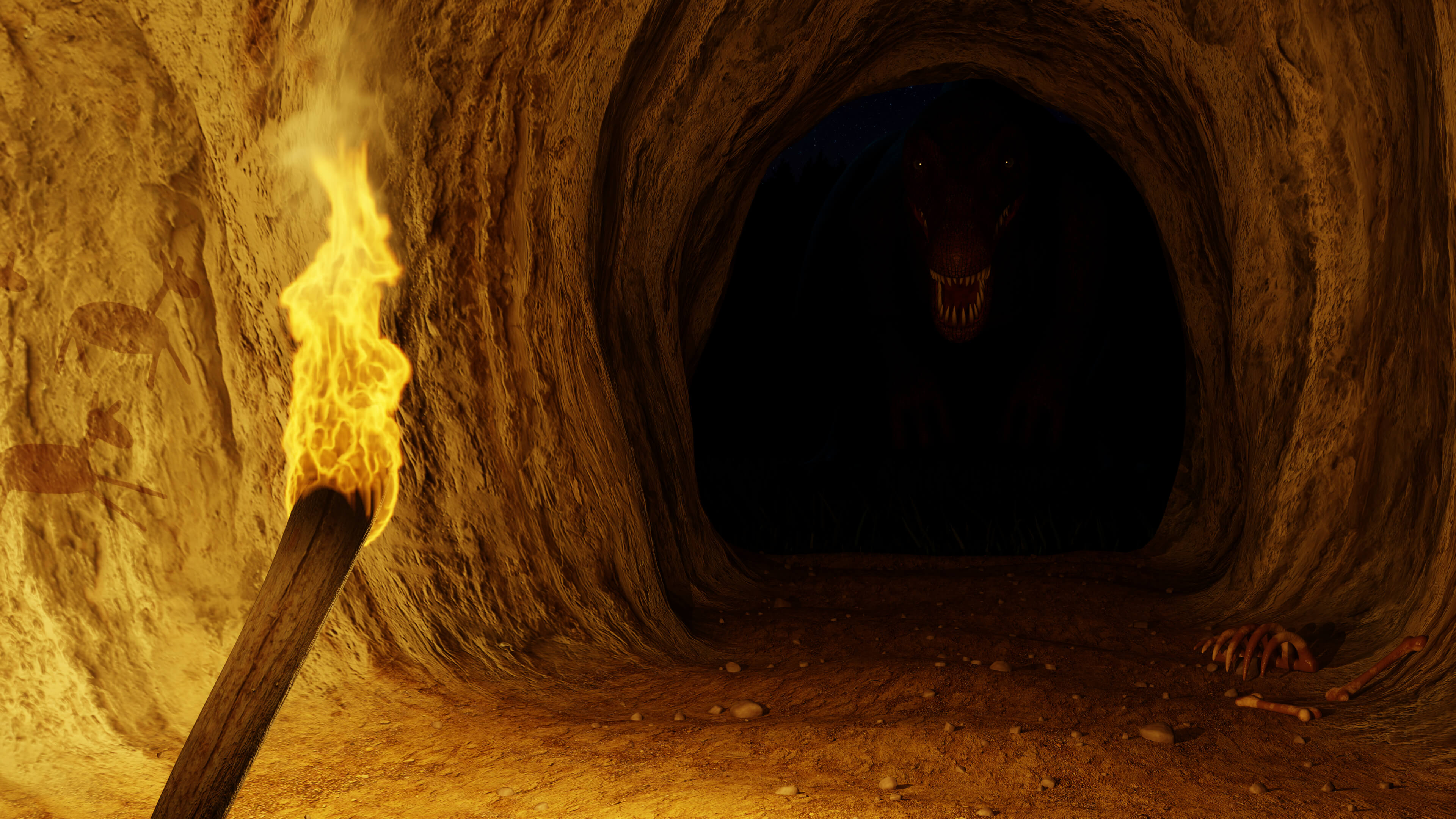 Scary Monsters 3D Render, Digital Art by Danib_oy