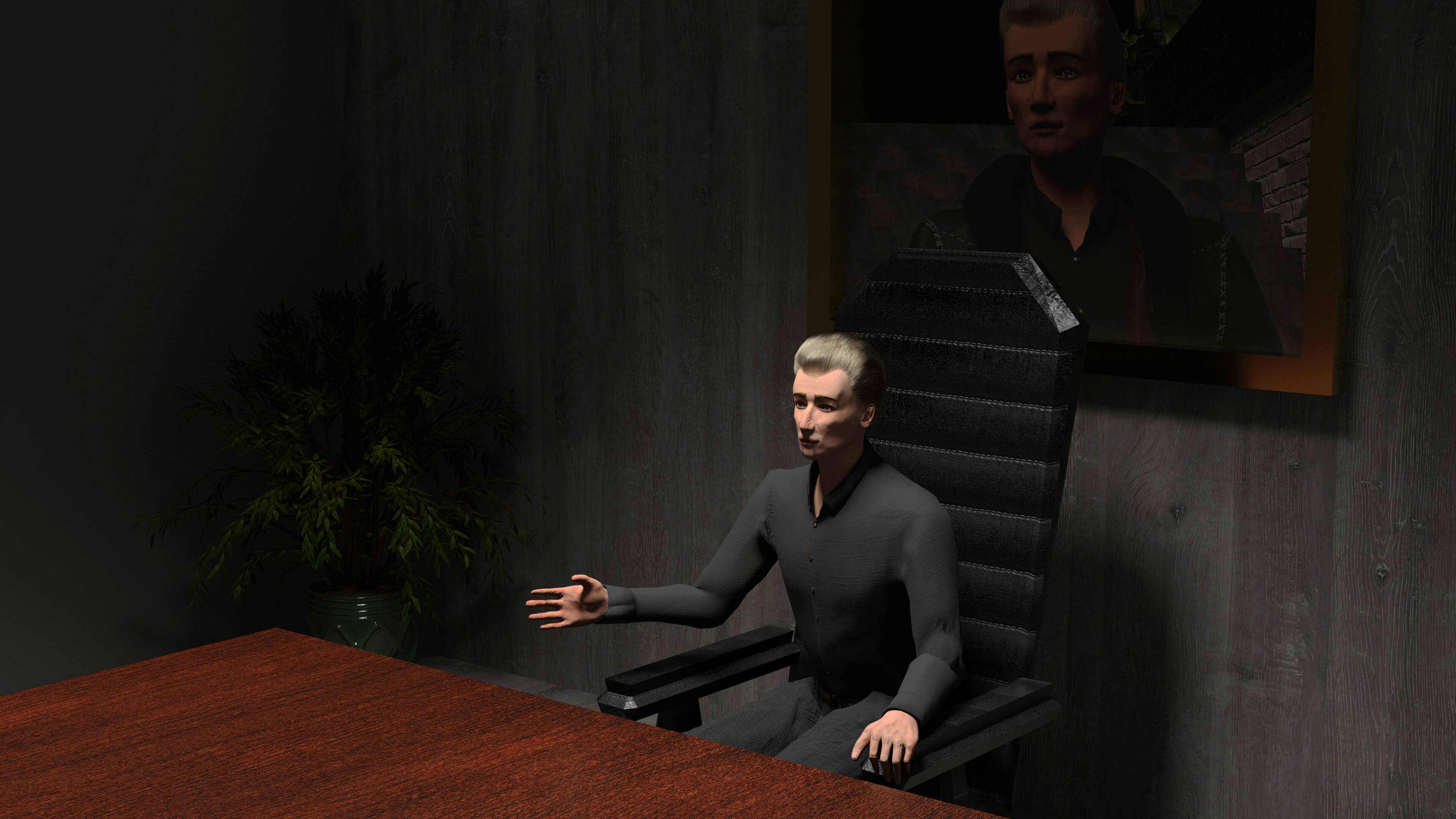 The Corporate Visionary 3D Render, Digital Art by Daniel Bialas