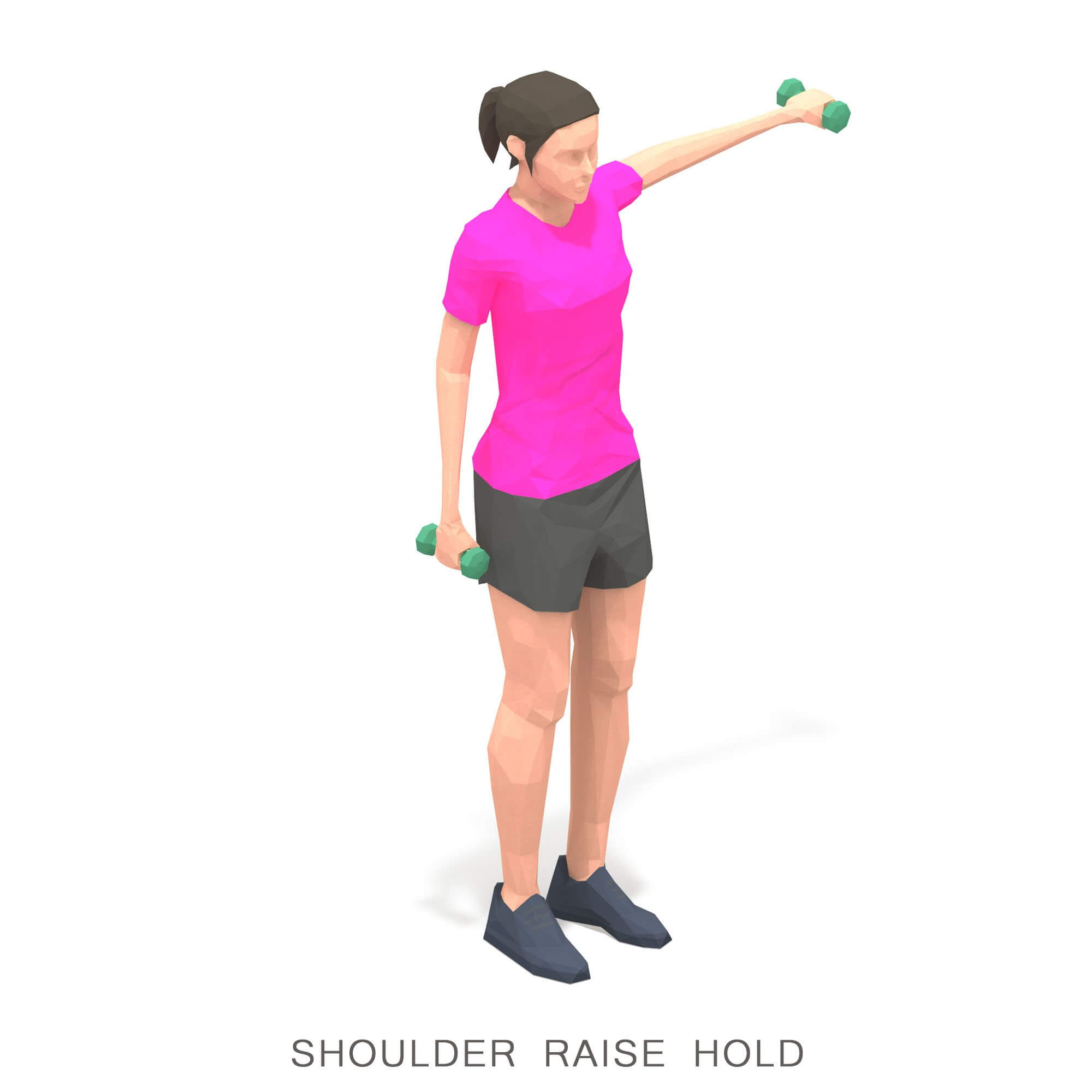 30 Woman Exercise Pack Vol 2 - 3D Model by Daniel Mikulik
