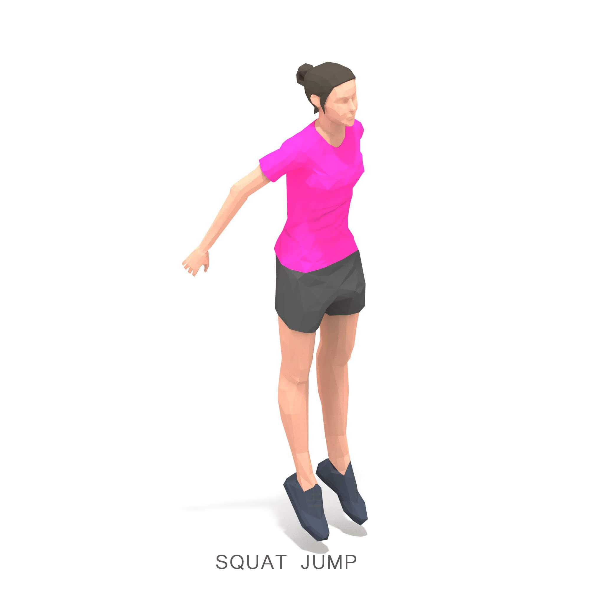 30 Woman Exercise Pack Vol 2 - 3D Model by Daniel Mikulik