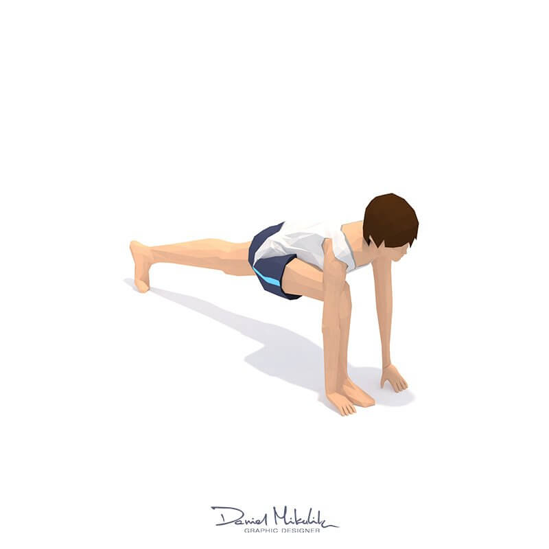 30 Yoga Woman Pose Animations Bundle - 3D Model by Daniel Mikulik