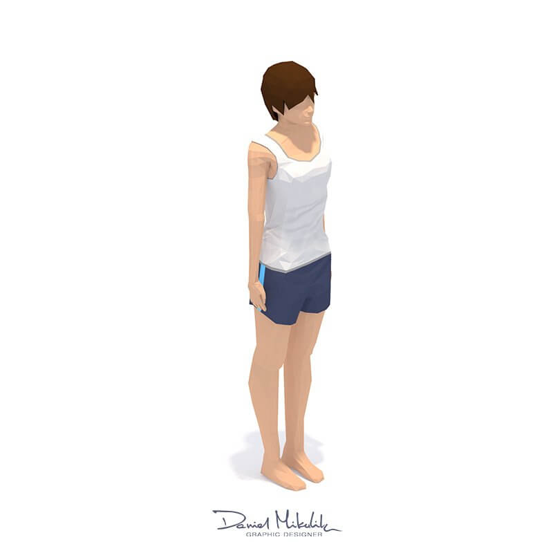 30 Yoga Woman Pose Animations Bundle - 3D Model by Daniel Mikulik