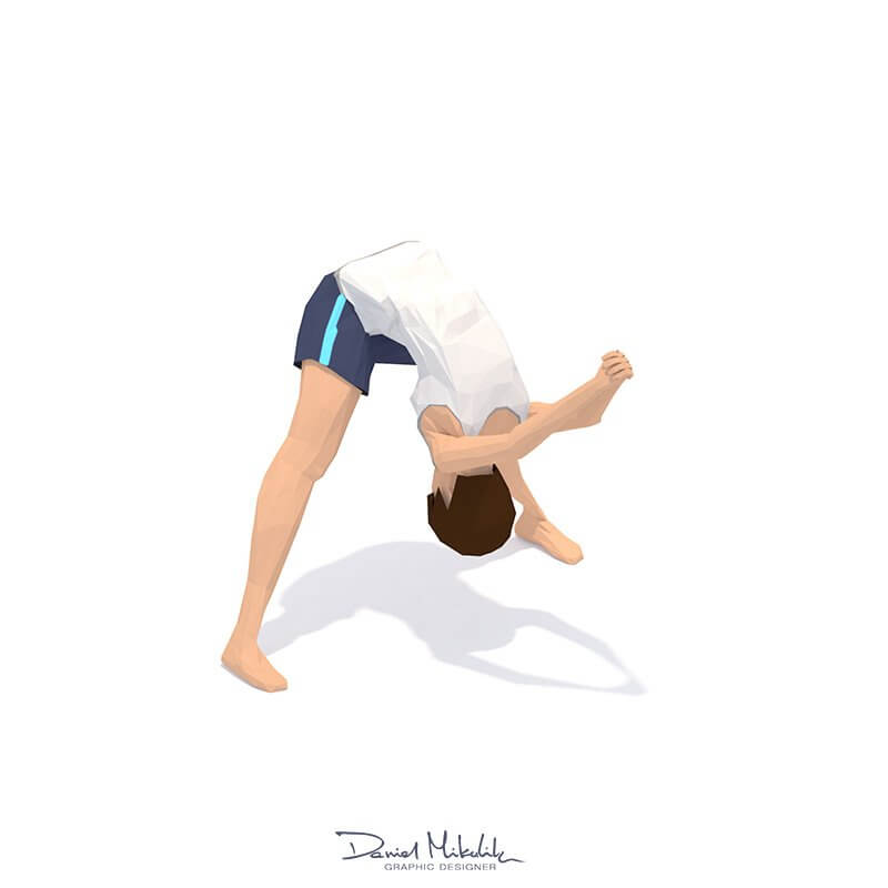 30 Yoga Woman Pose Animations Bundle - 3D Model by Daniel Mikulik