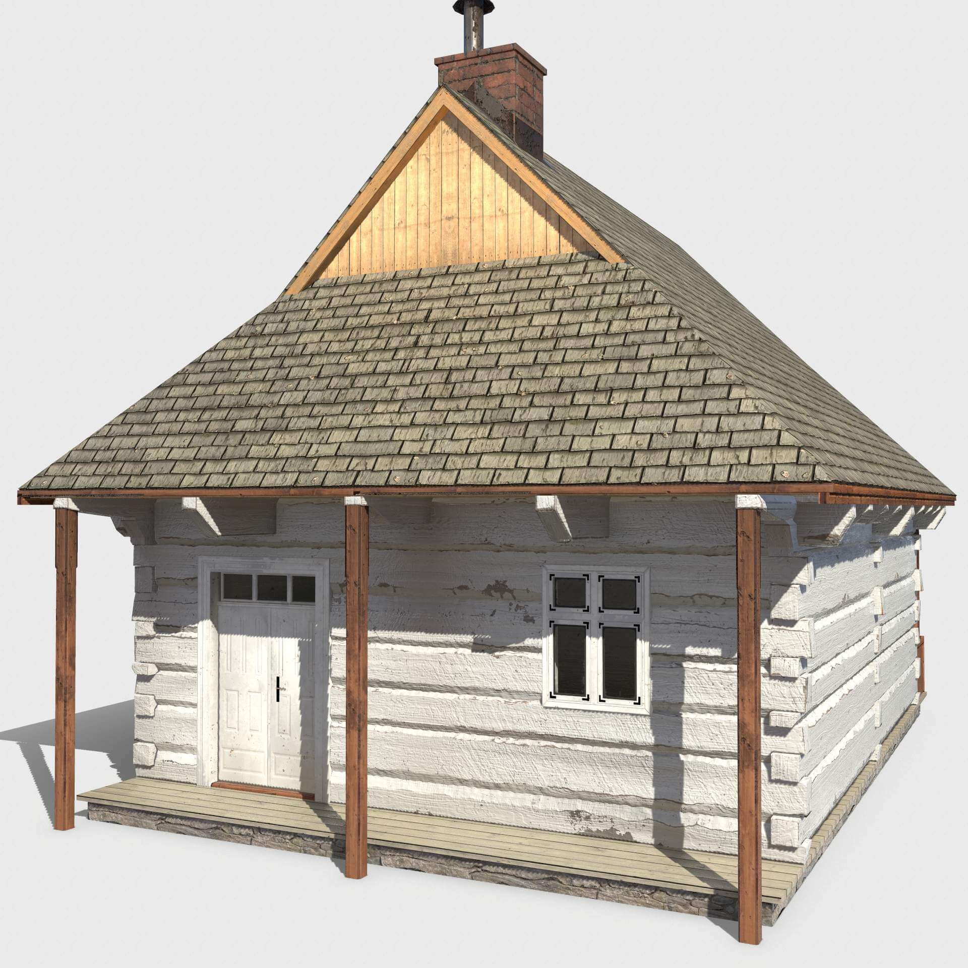 Barber House - Slav Architecture 3D Model by Daniel Mikulik