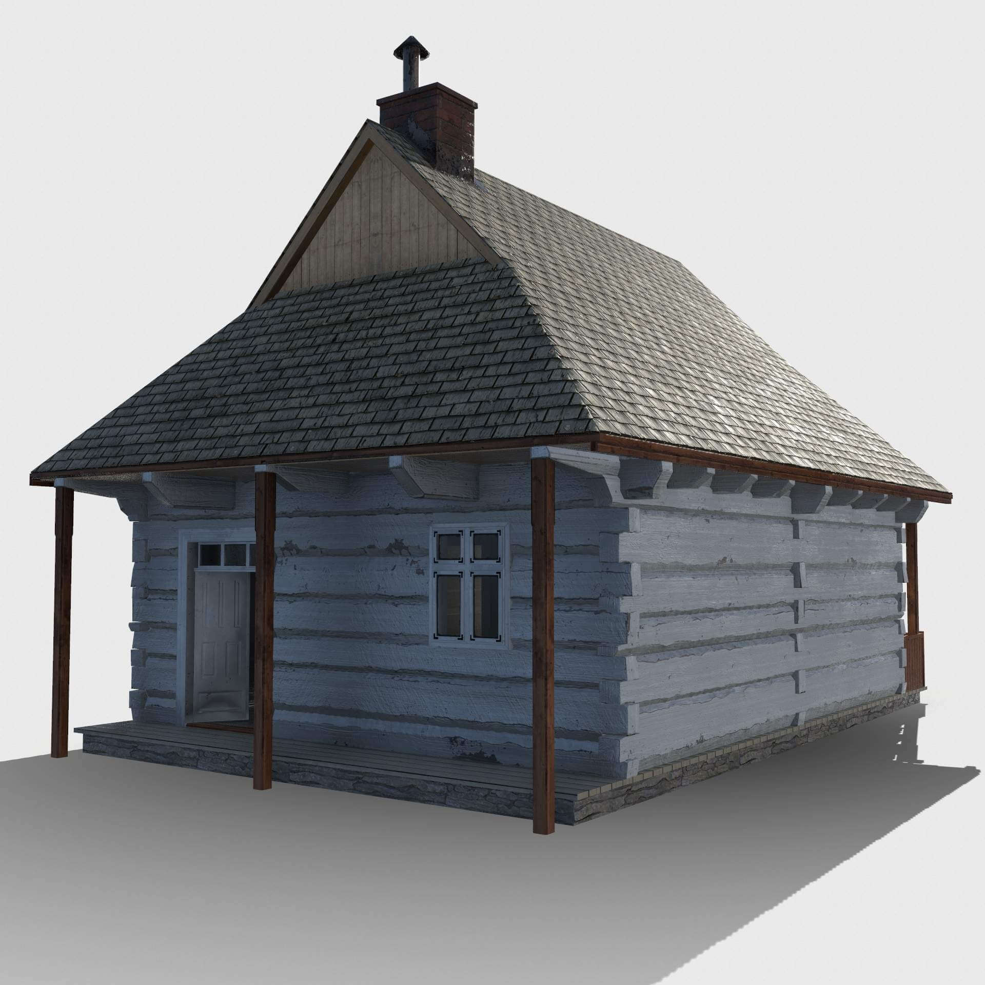 Barber House - Slav Architecture 3D Model by Daniel Mikulik