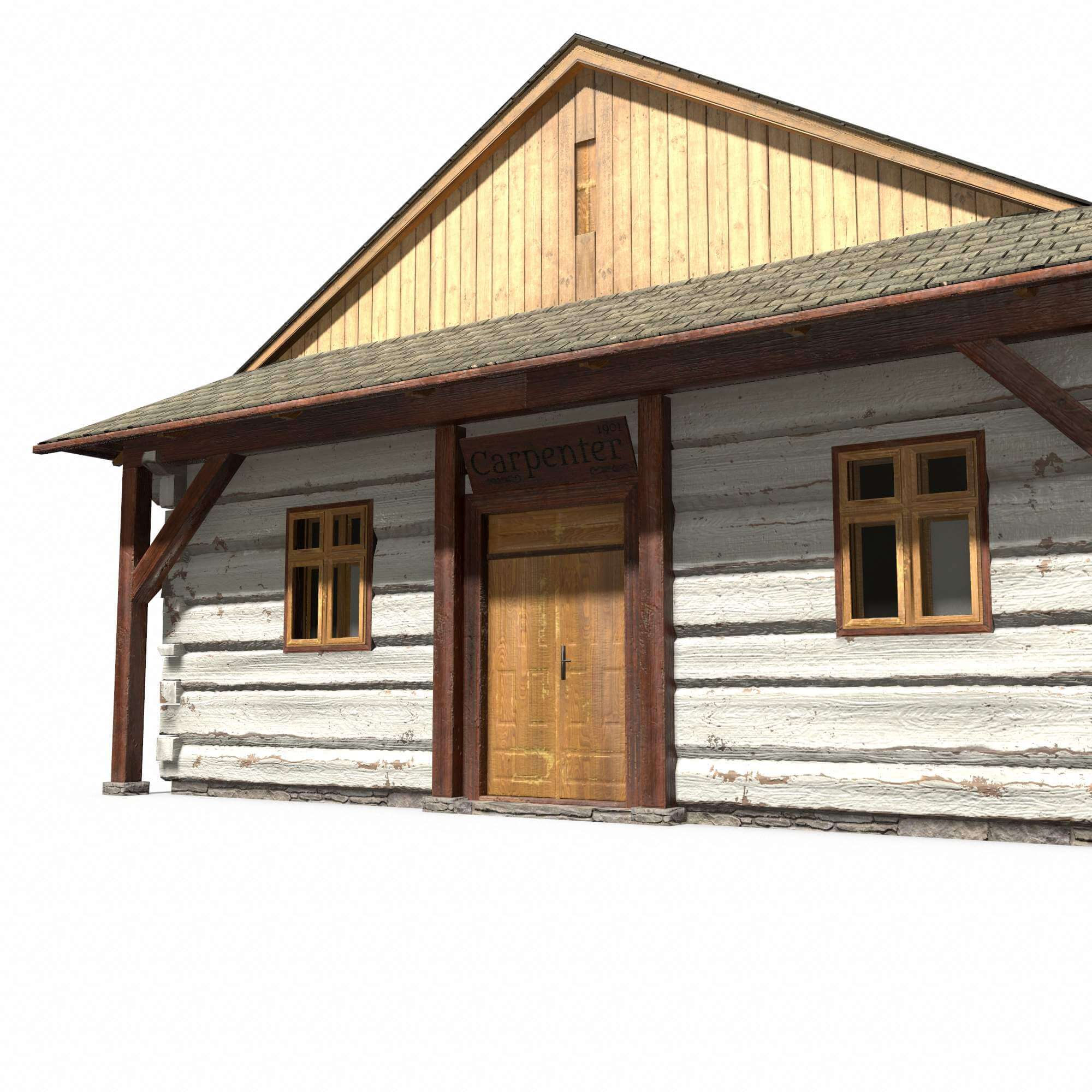 Carpenter House - Slav Architecture 3D Model by Daniel Mikulik