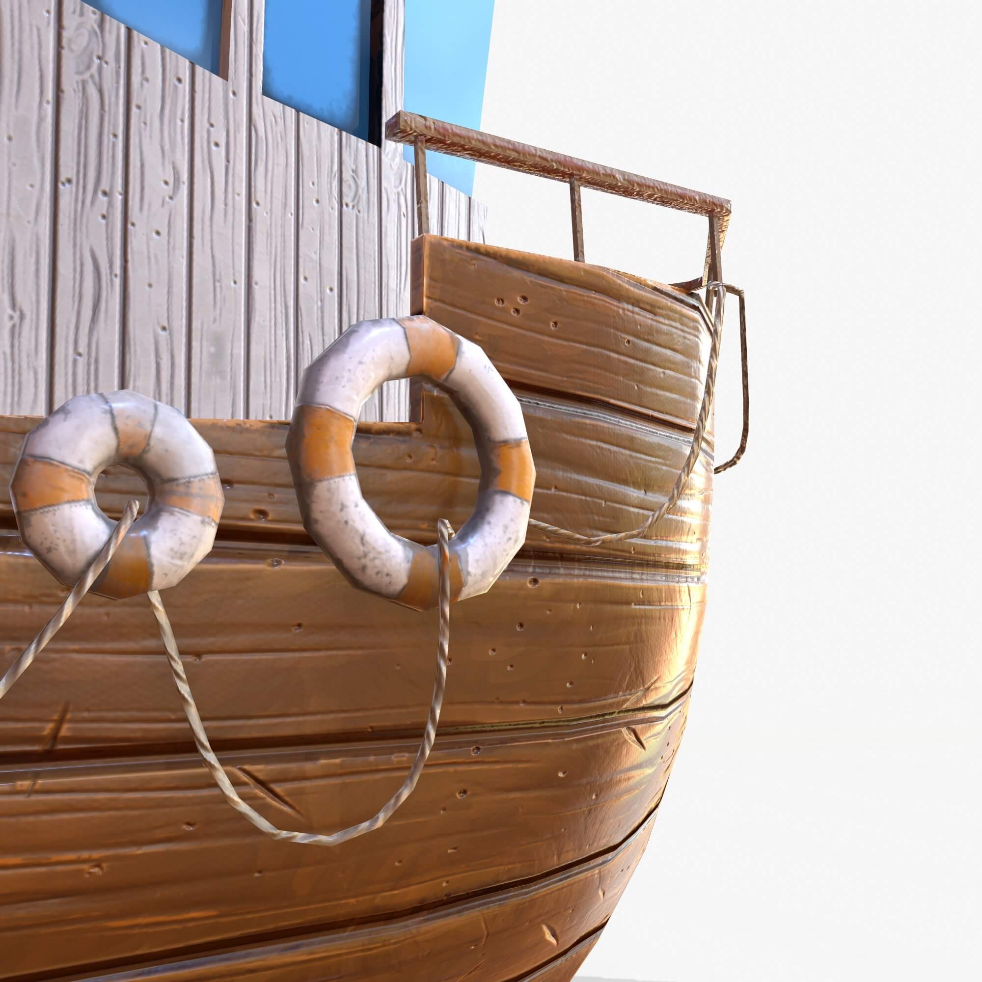 Cartoon Mini Boat - 3D Model by Daniel Mikulik