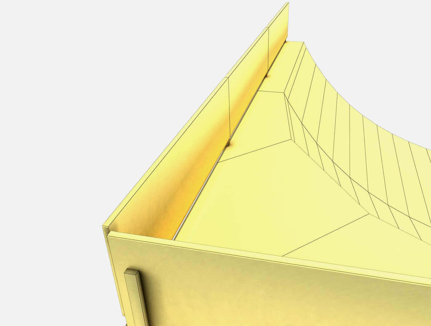 Corner Skate Ramp - 3D Model by Daniel Mikulik