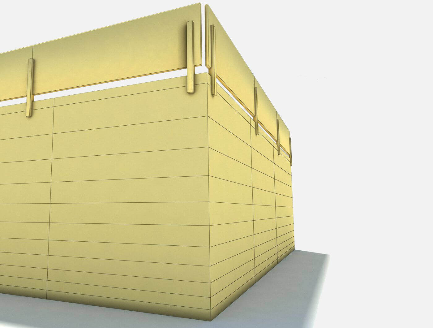 Corner Skate Ramp - 3D Model by Daniel Mikulik