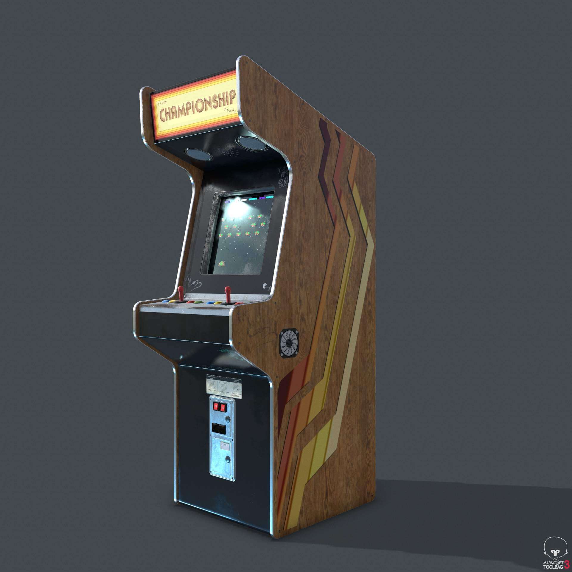 Game Machine - 3D Model by Daniel Mikulik