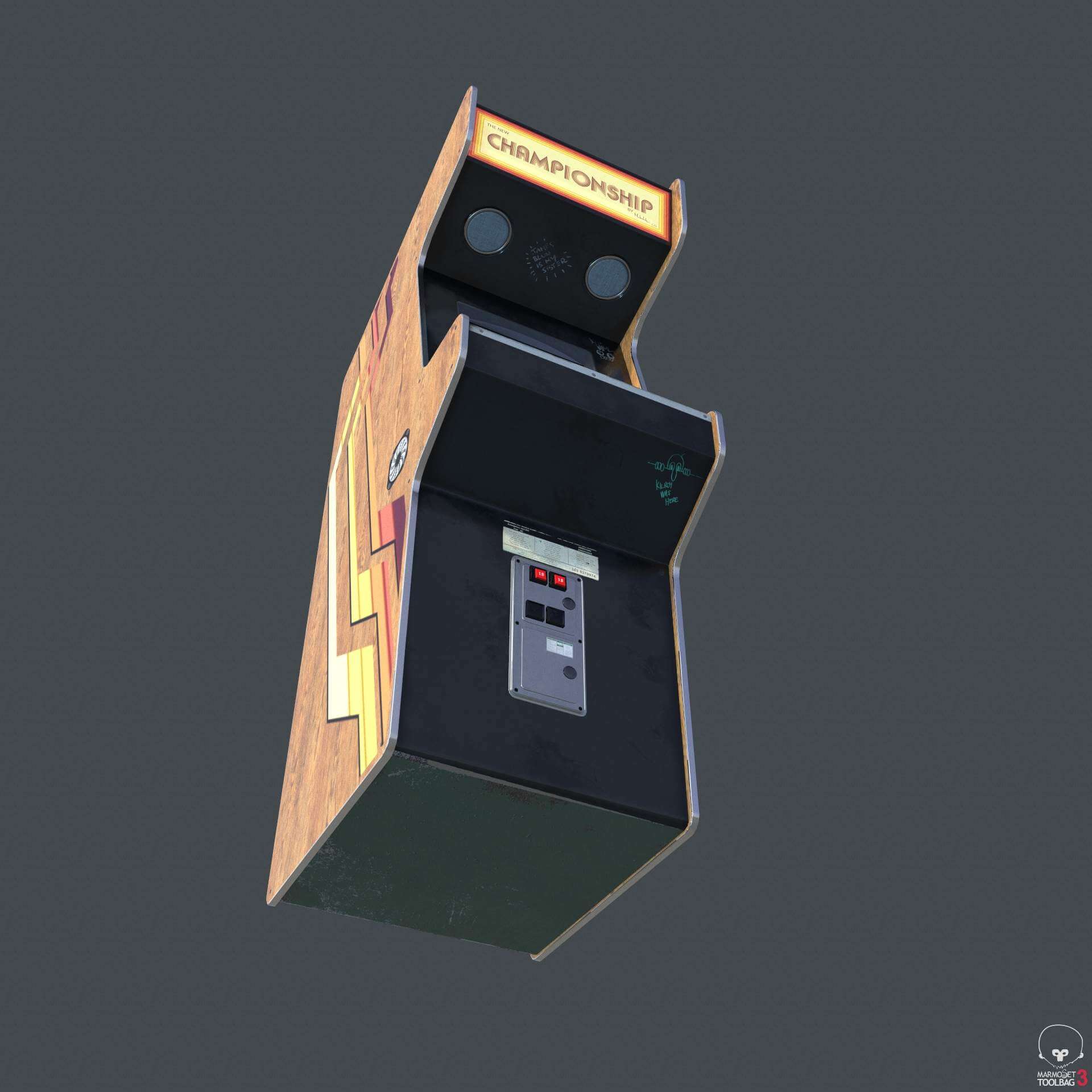 Game Machine - 3D Model by Daniel Mikulik