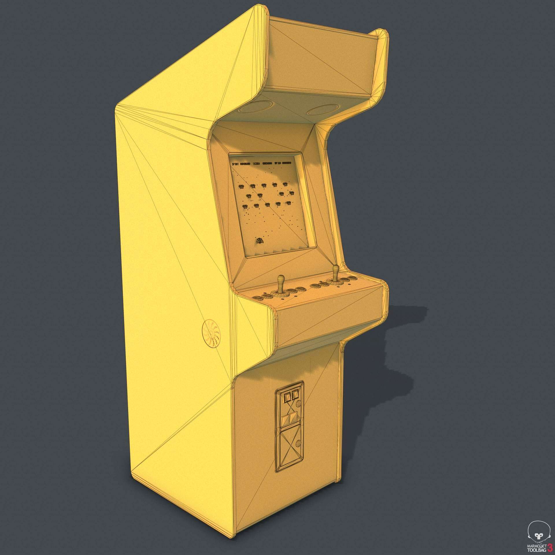 Game Machine - 3D Model by Daniel Mikulik