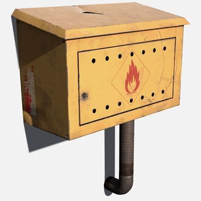 Gas Box - 3D Model by Daniel Mikulik