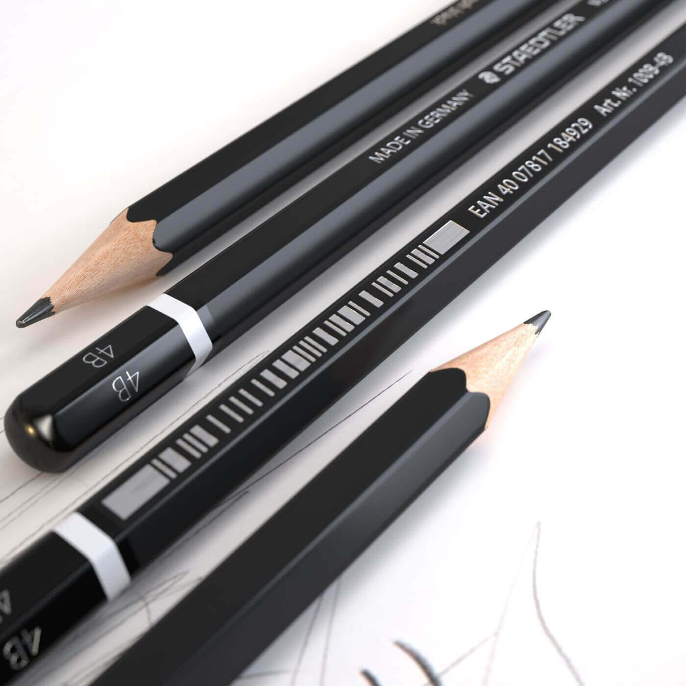 Black Pencil HD - 3D Model by Daniel Mikulik