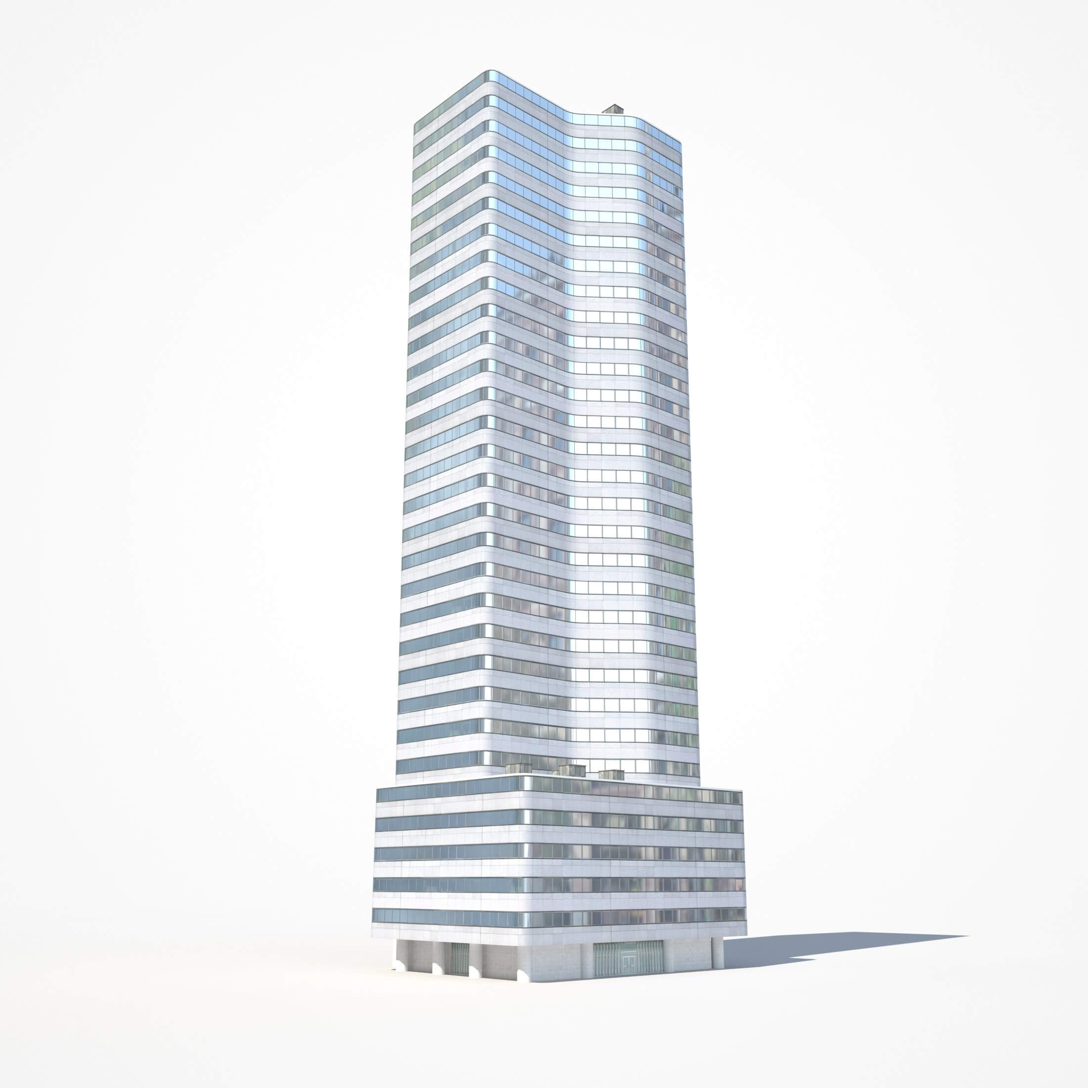 High Rise City Building Bundle - 3D Model by Daniel Mikulik