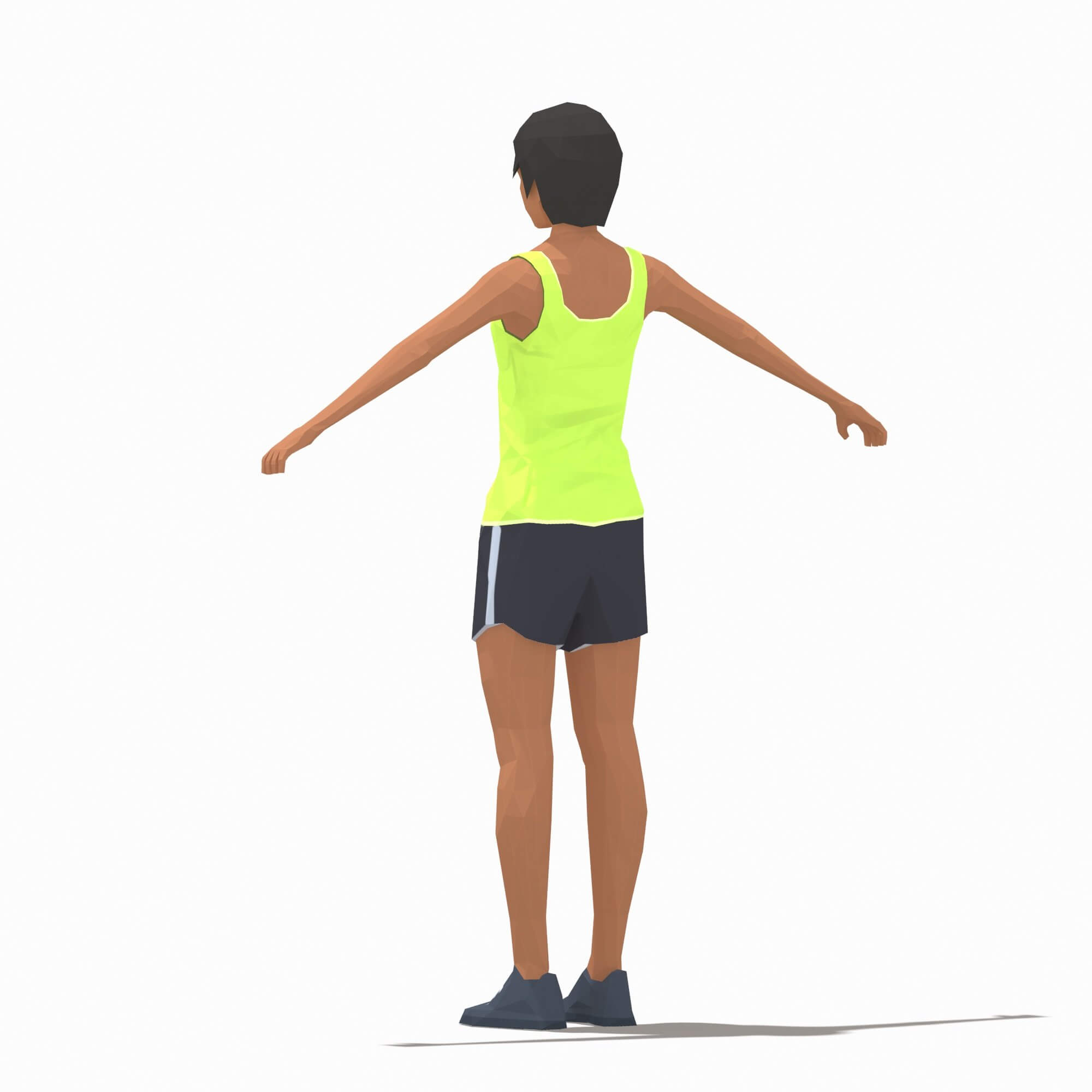 Woman Exercise - 3D Model by Daniel Mikulik