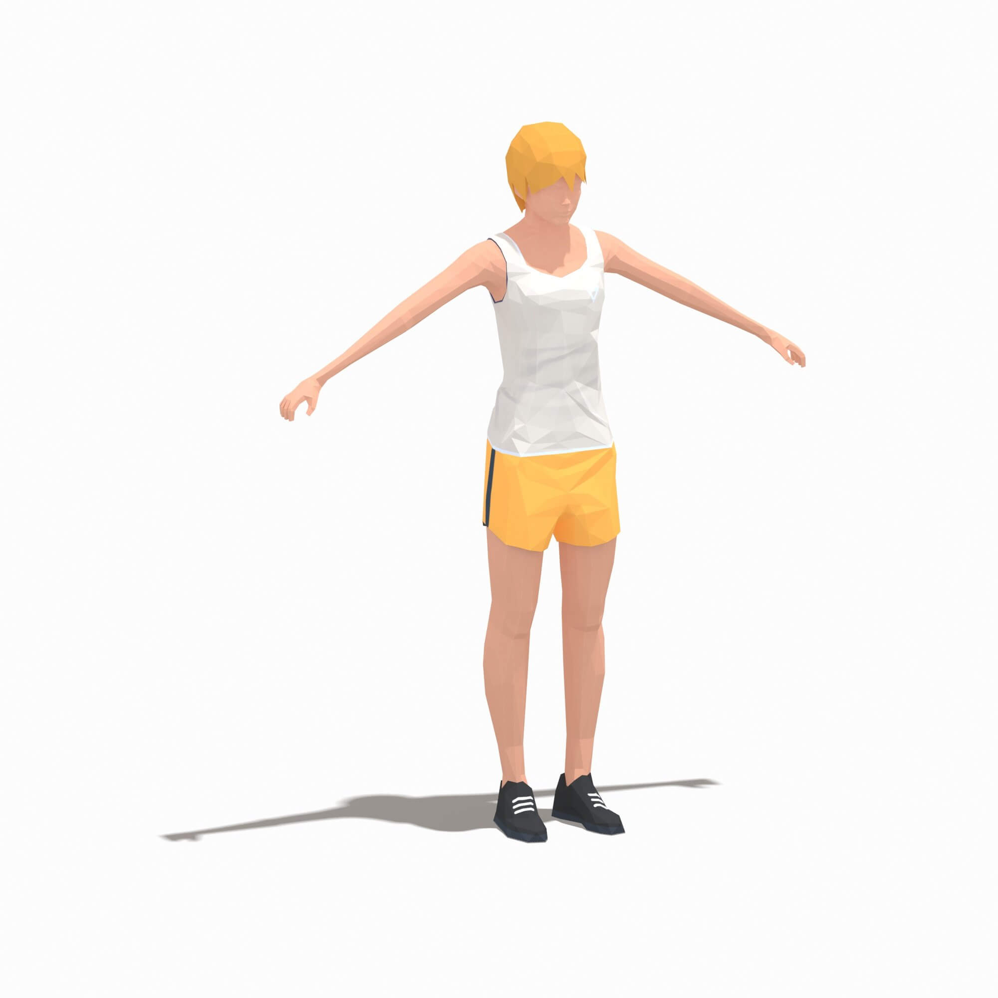 Woman Exercise - 3D Model by Daniel Mikulik