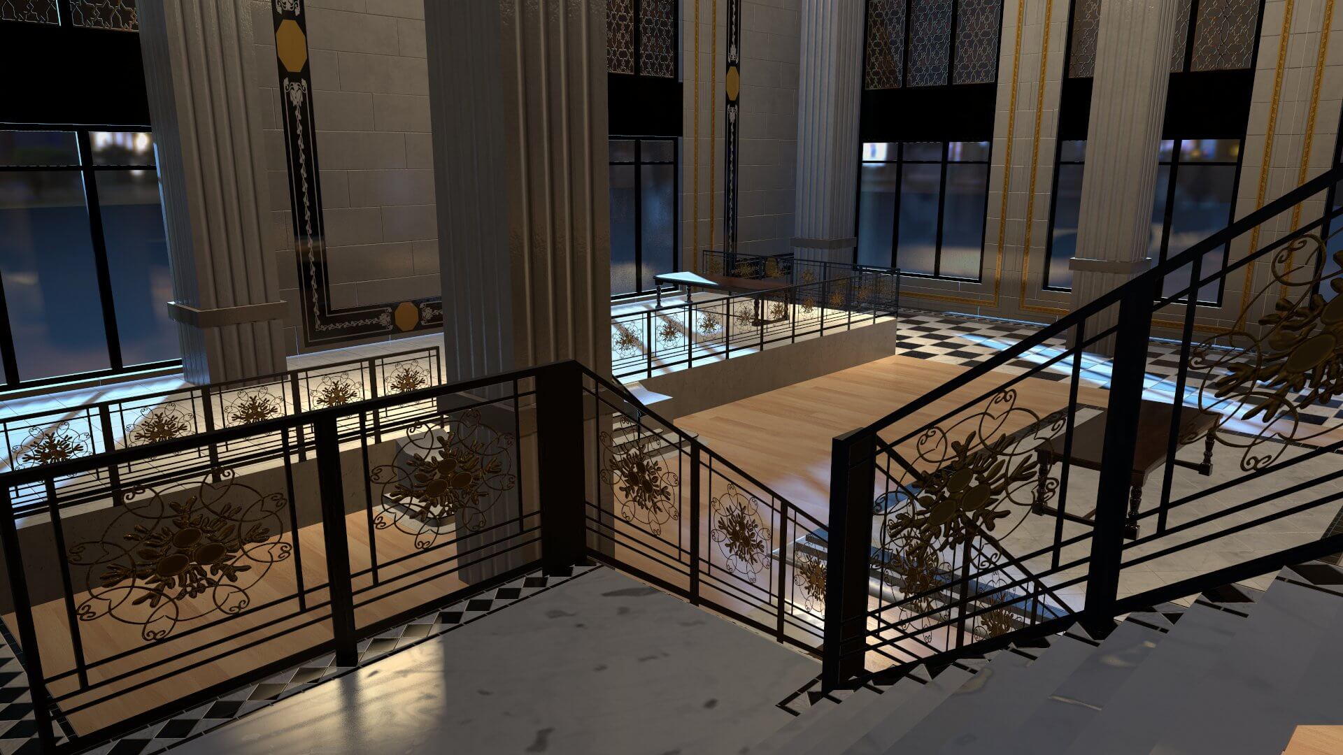 Modular Luxury Shop Interior - 3D Model by Daniel Mikulik