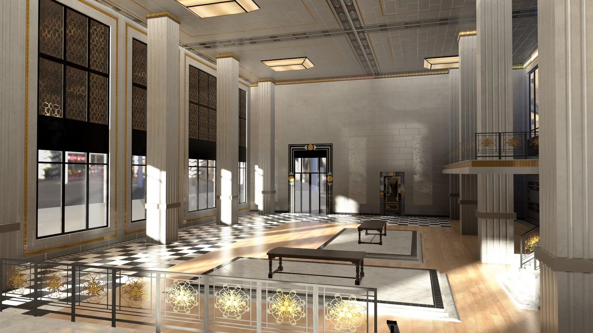 Modular Luxury Shop Interior - 3D Model by Daniel Mikulik