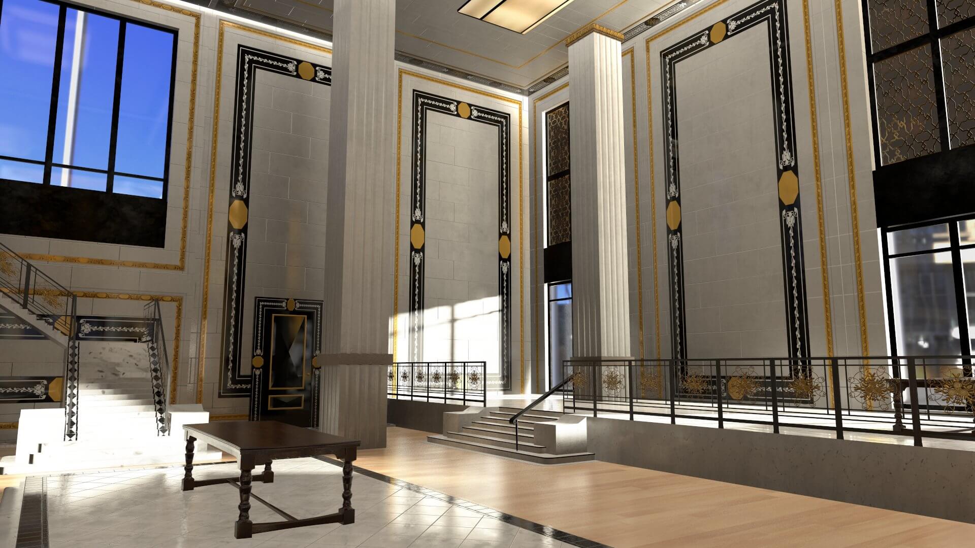 Modular Luxury Shop Interior - 3D Model by Daniel Mikulik