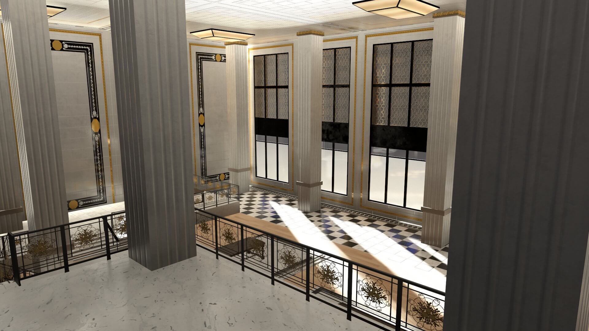 Modular Luxury Shop Interior - 3D Model by Daniel Mikulik