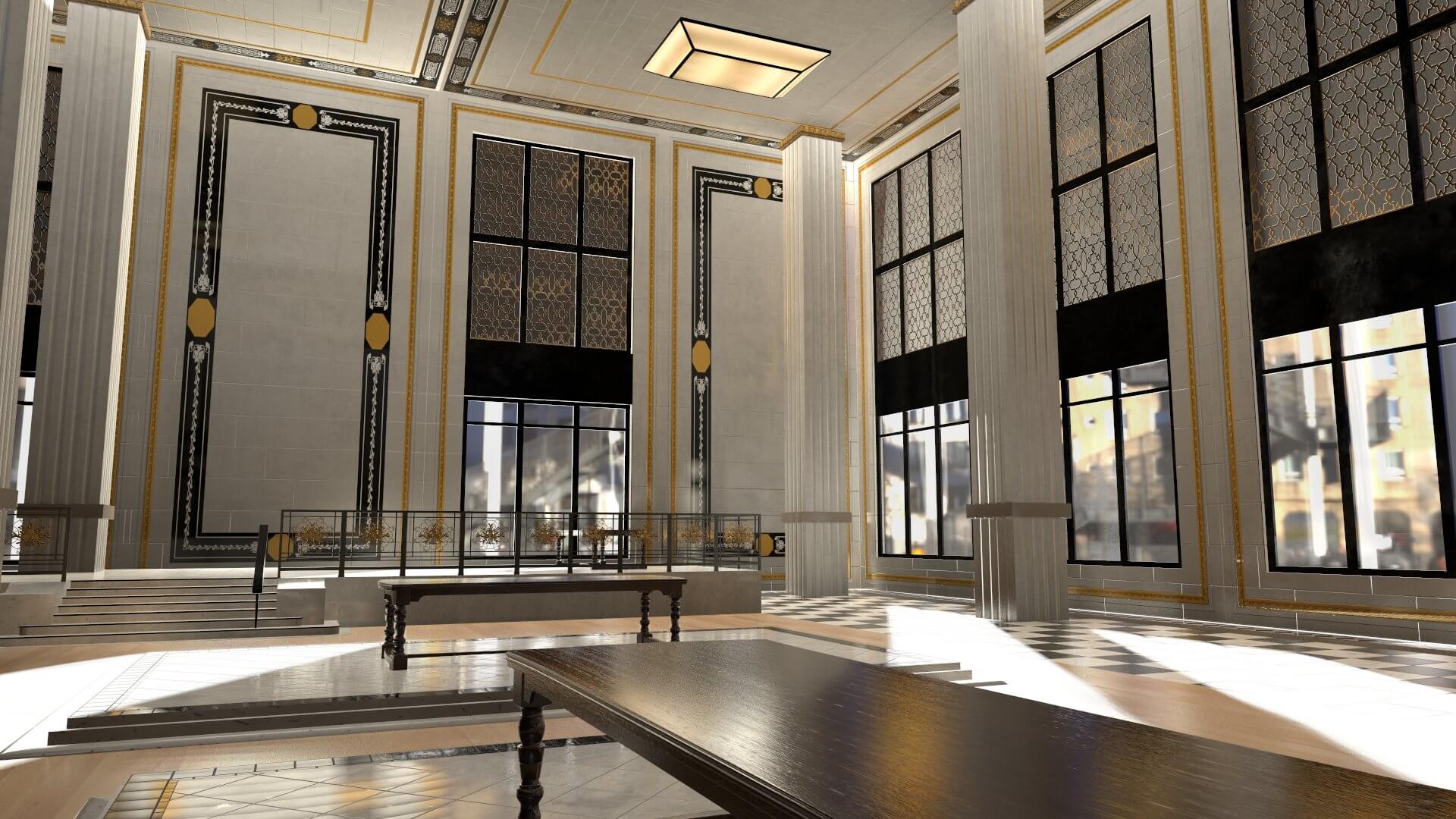 Modular Luxury Shop Interior - 3D Model by Daniel Mikulik