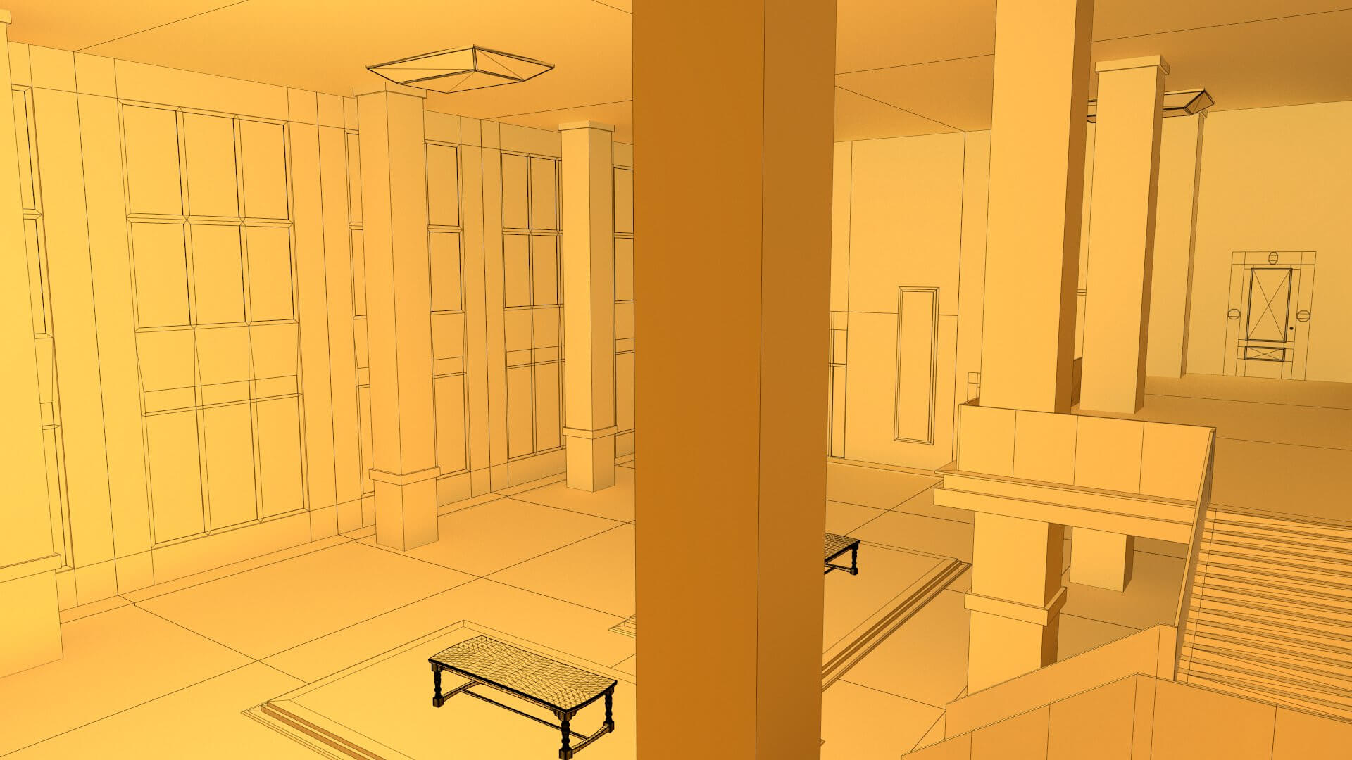 Modular Luxury Shop Interior - 3D Model by Daniel Mikulik