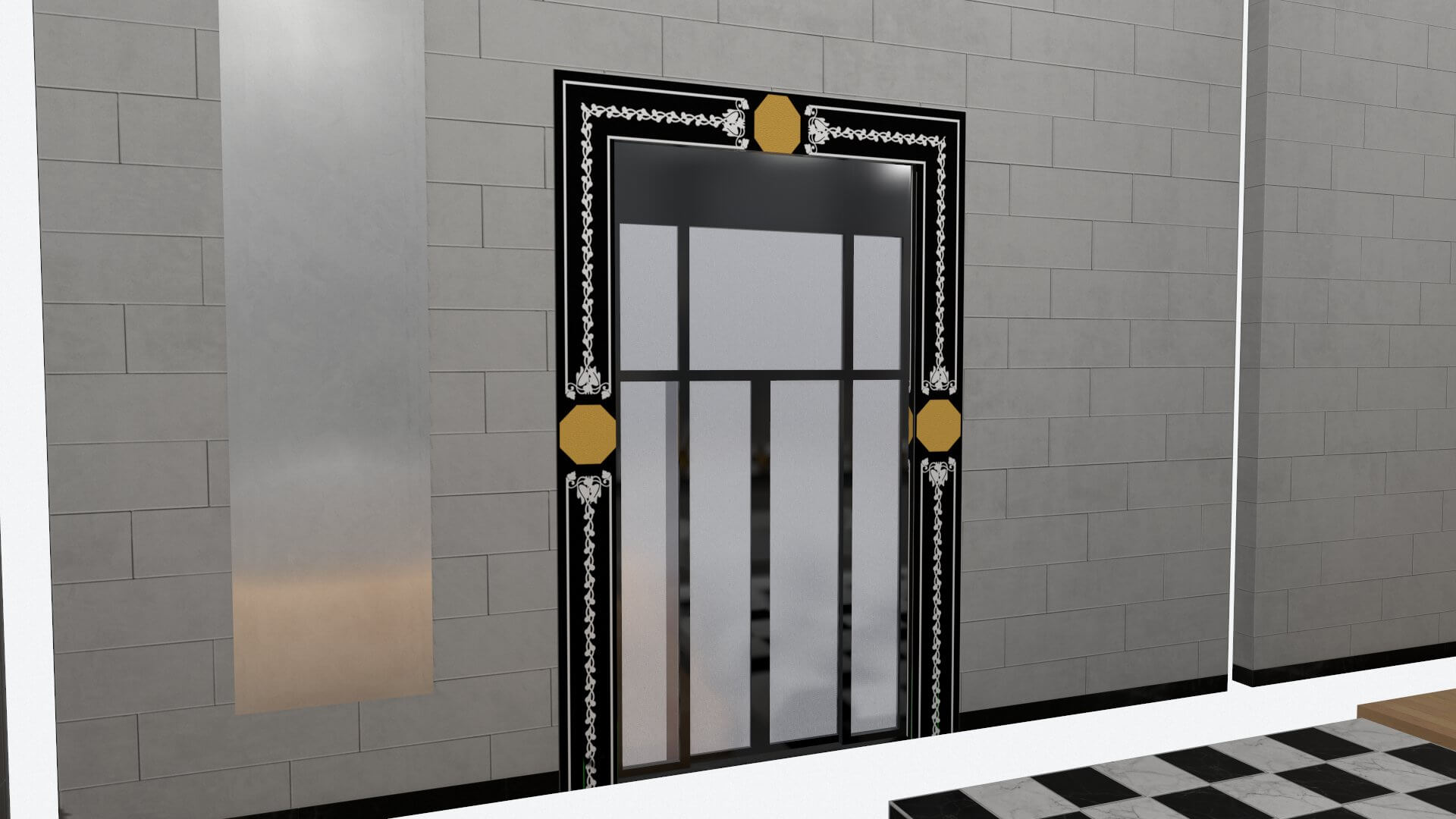 Modular Luxury Shop Interior - 3D Model by Daniel Mikulik