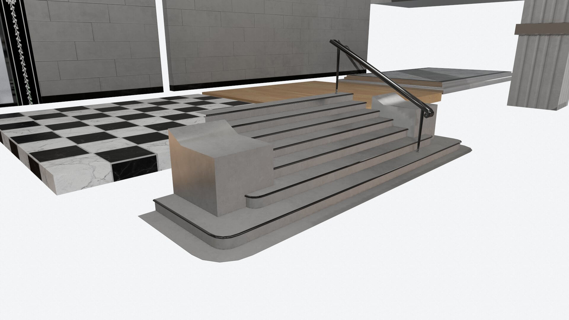 Modular Luxury Shop Interior - 3D Model by Daniel Mikulik