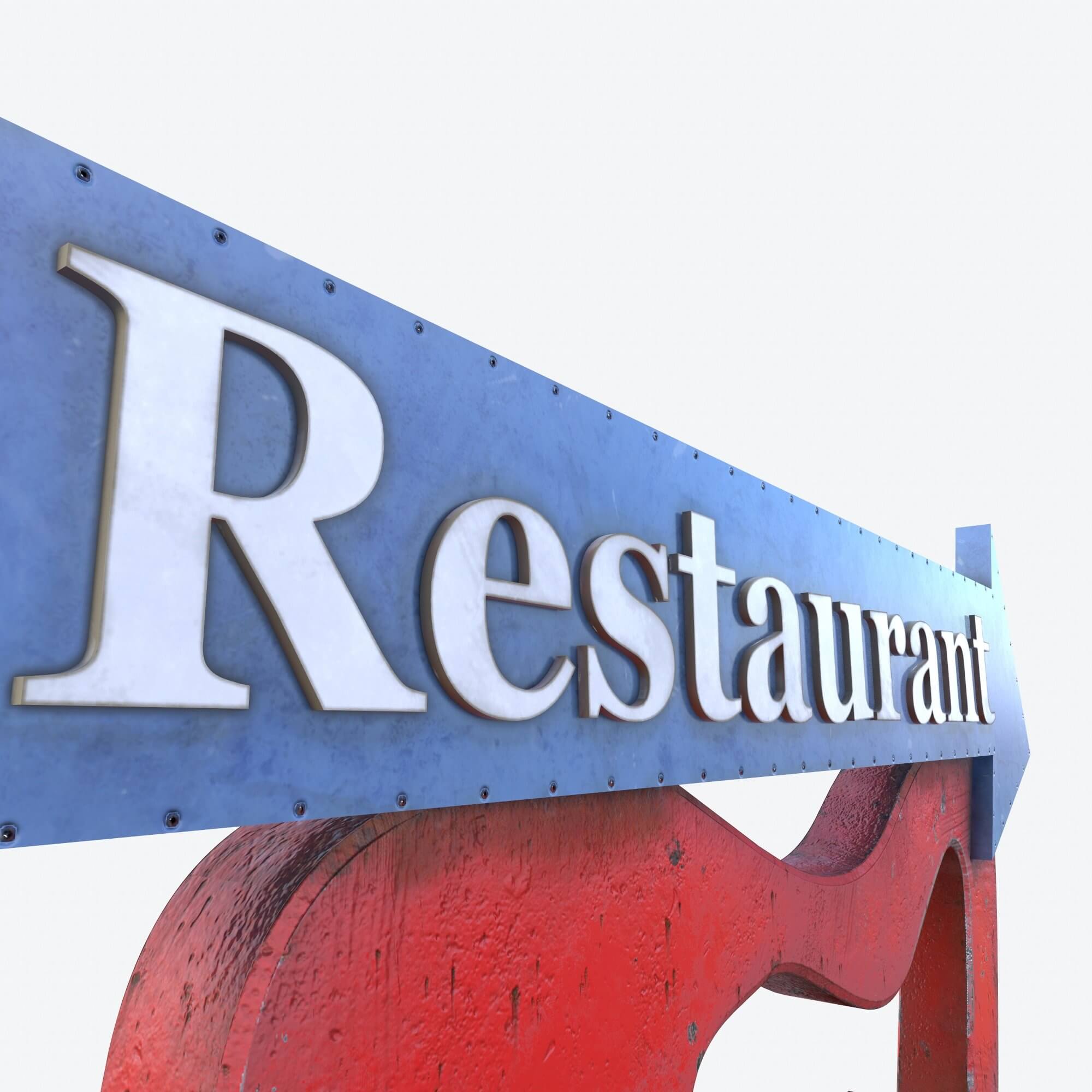 Motorway Motel Sign - 3D Model by Daniel Mikulik