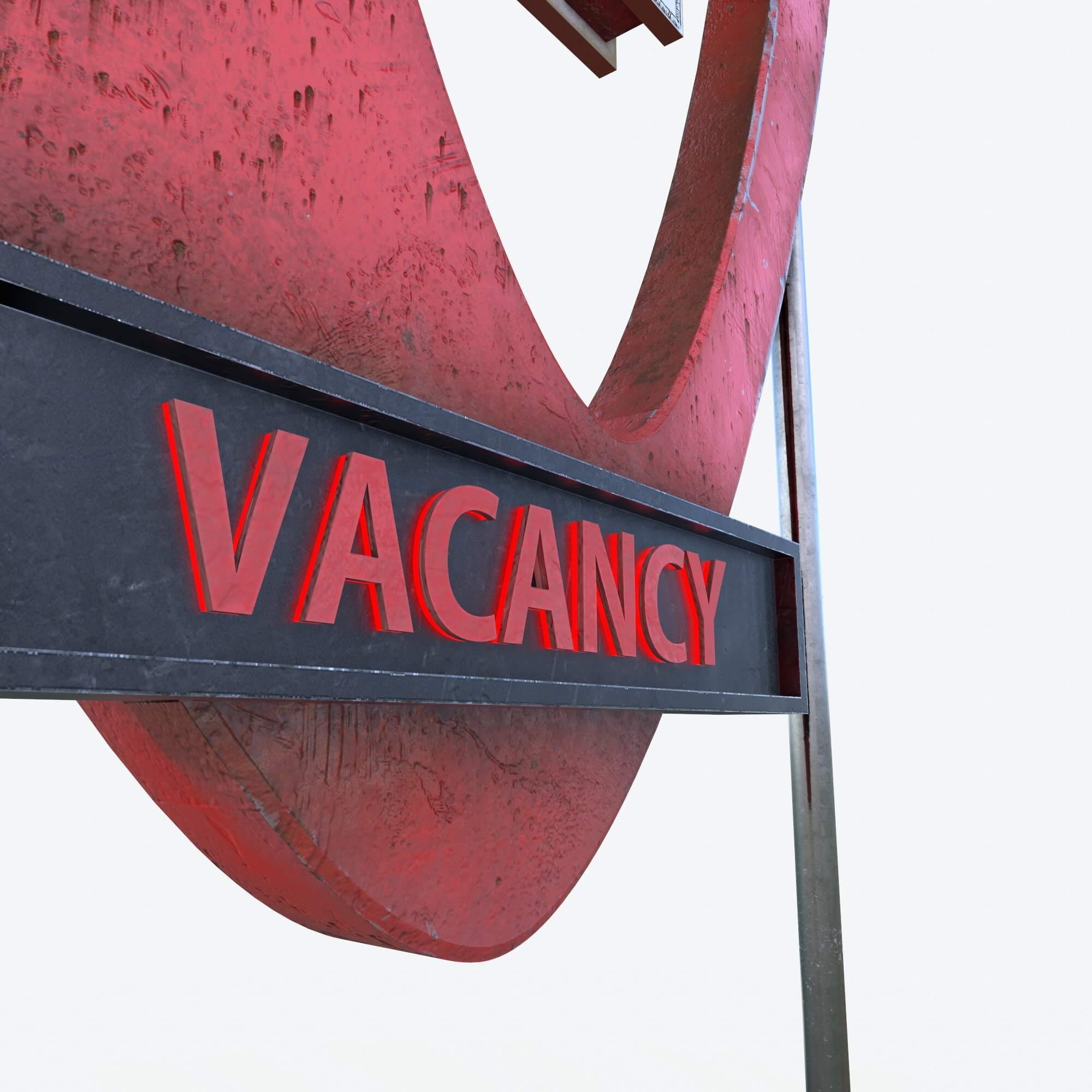 Motorway Motel Sign - 3D Model by Daniel Mikulik