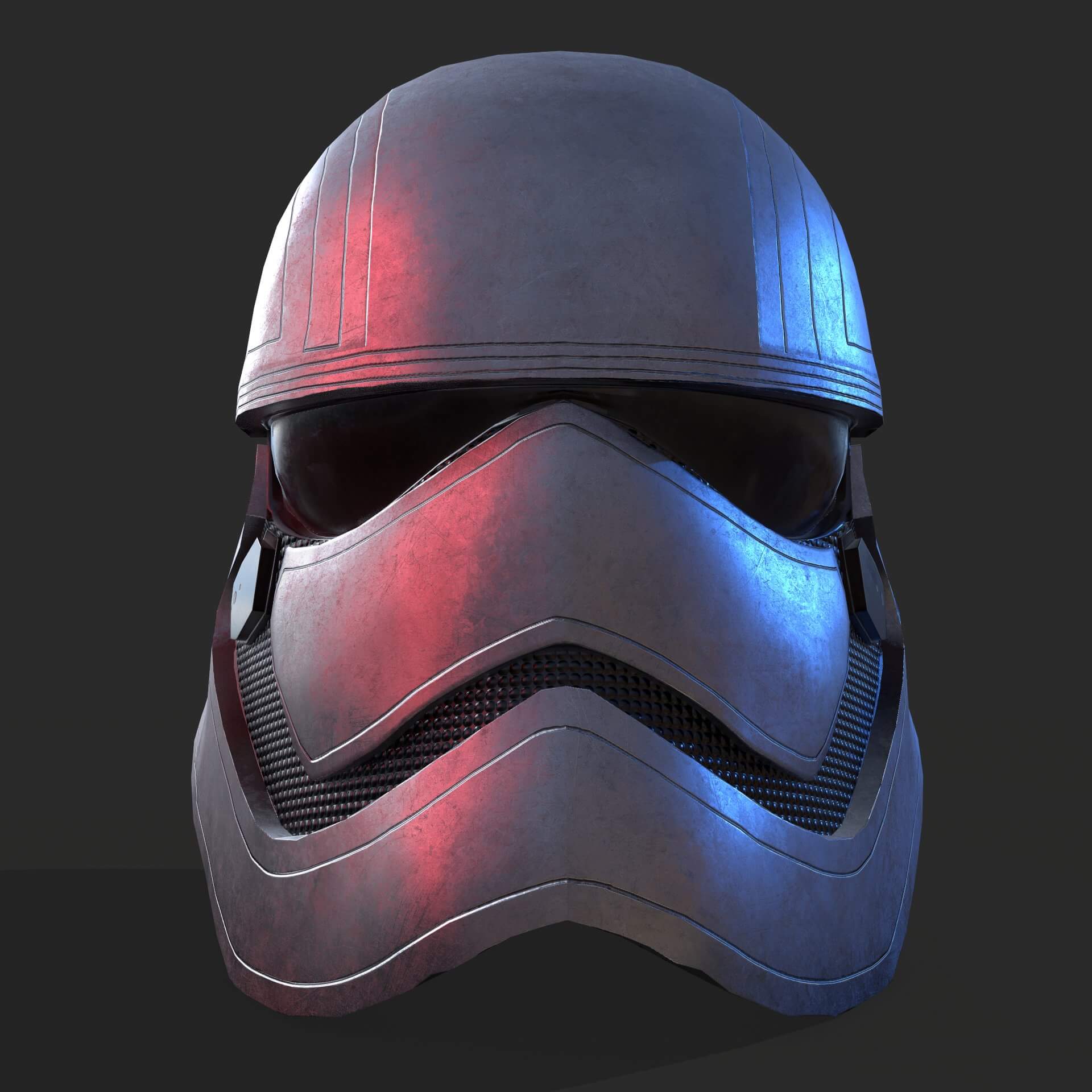 Captain Phasma's Helmet - 3D Model by Daniel Mikulik