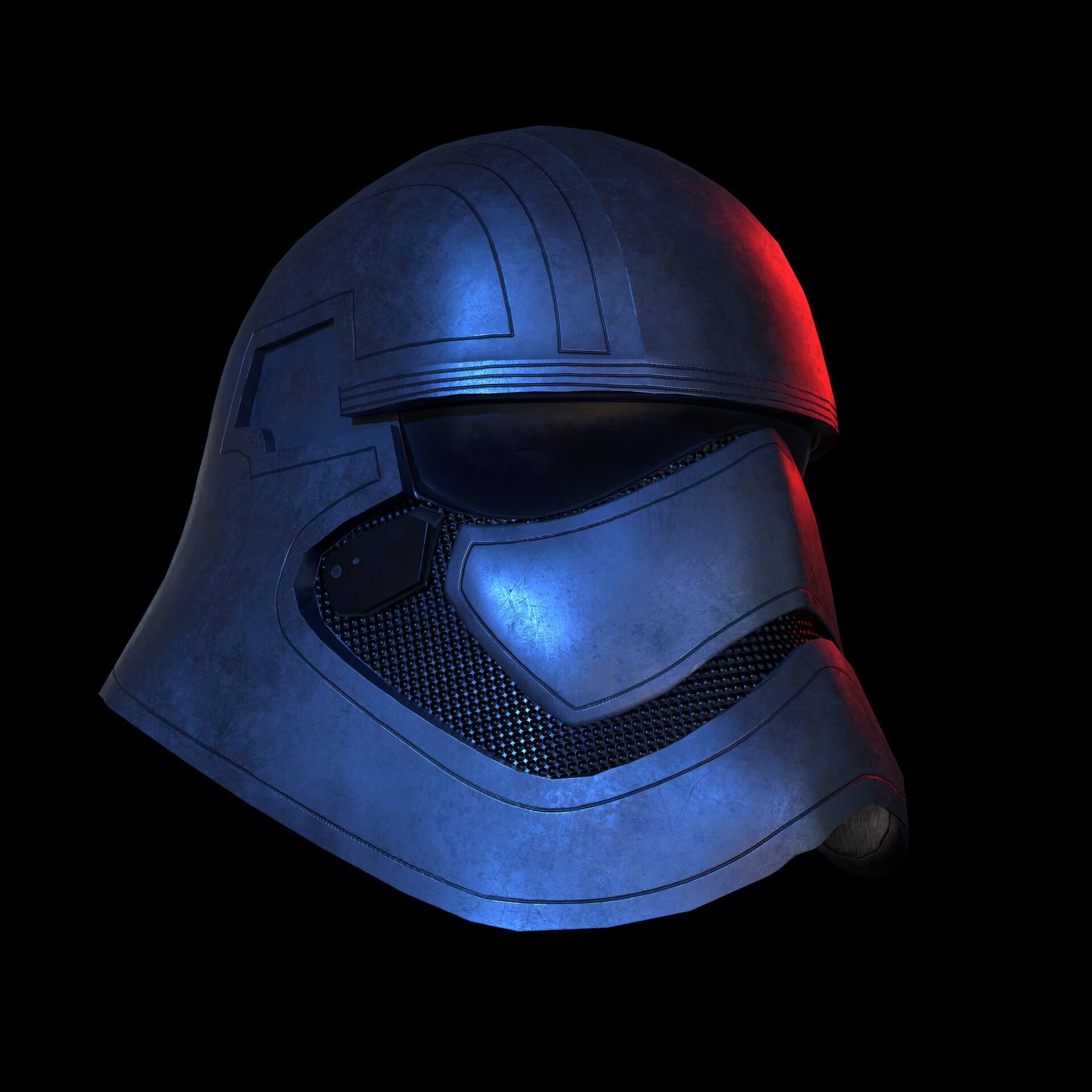 Captain Phasma's Helmet - 3D Model by Daniel Mikulik
