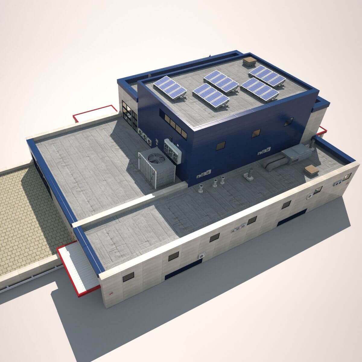 Police Station - 3D Model by Daniel Mikulik